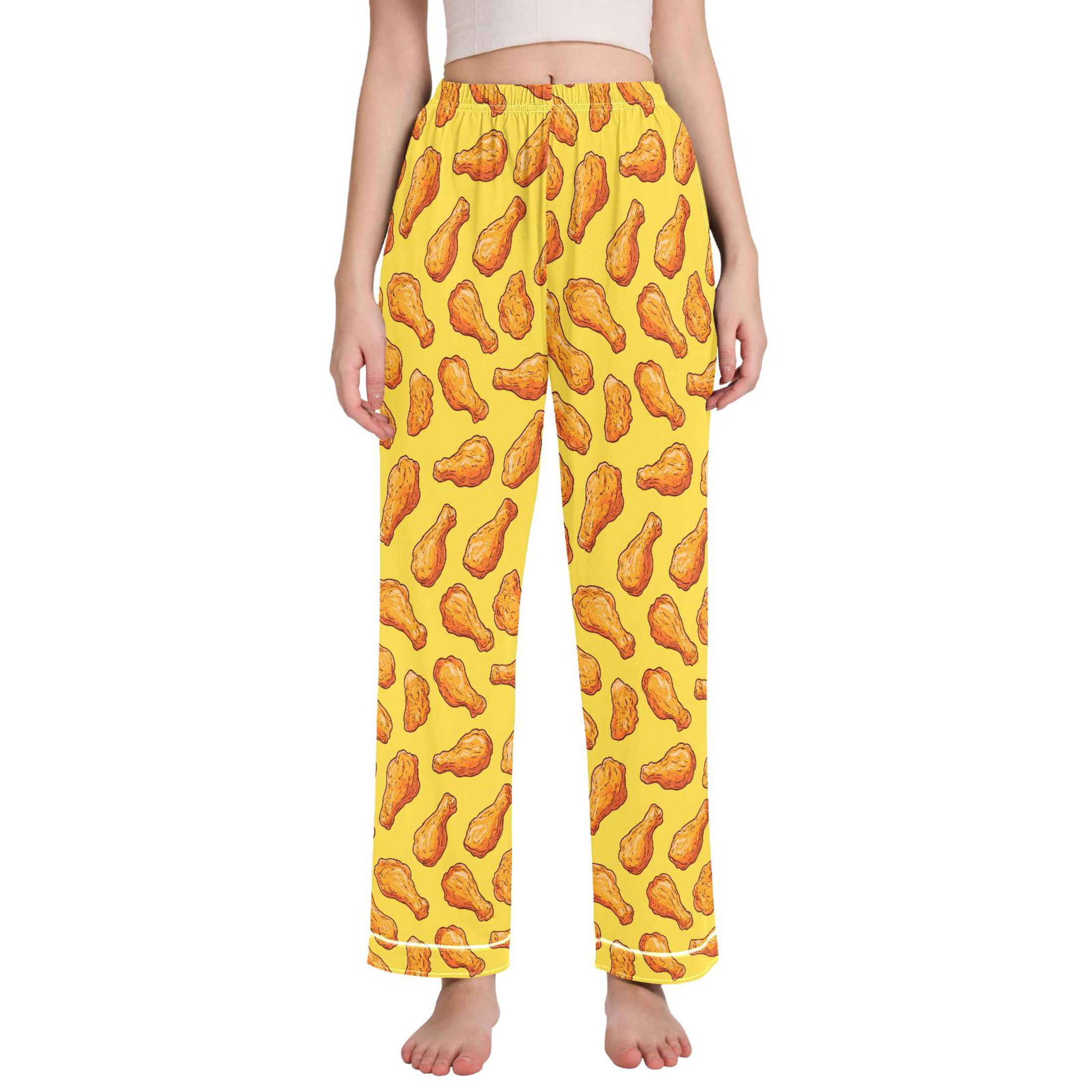 joogoo Women Fried Chickens Pajamas Pants Lounge Bottoms Pjs with ...