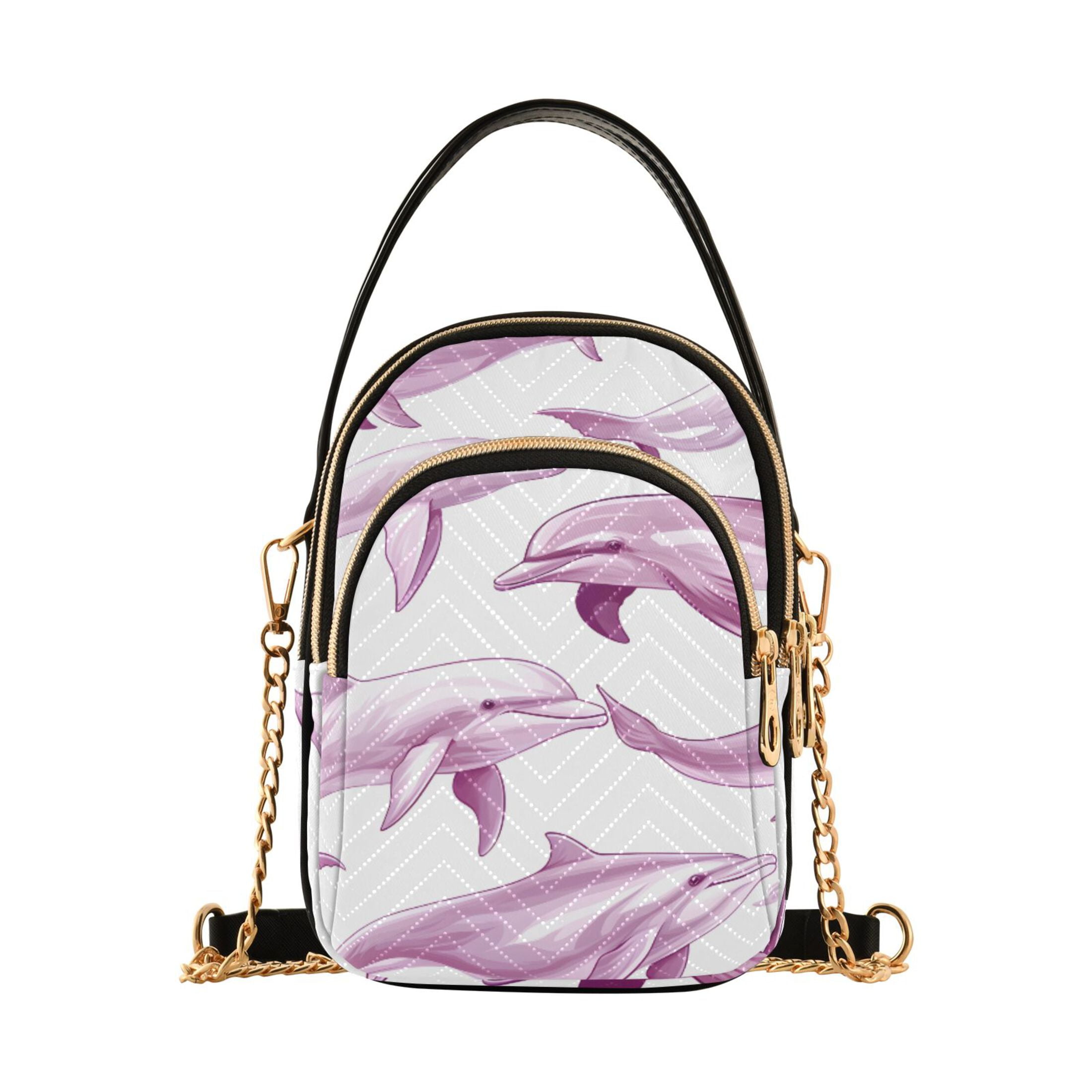 joogoo Women Whales Chain Crossbody Bags Shoulder Handbag Phone Purse ...