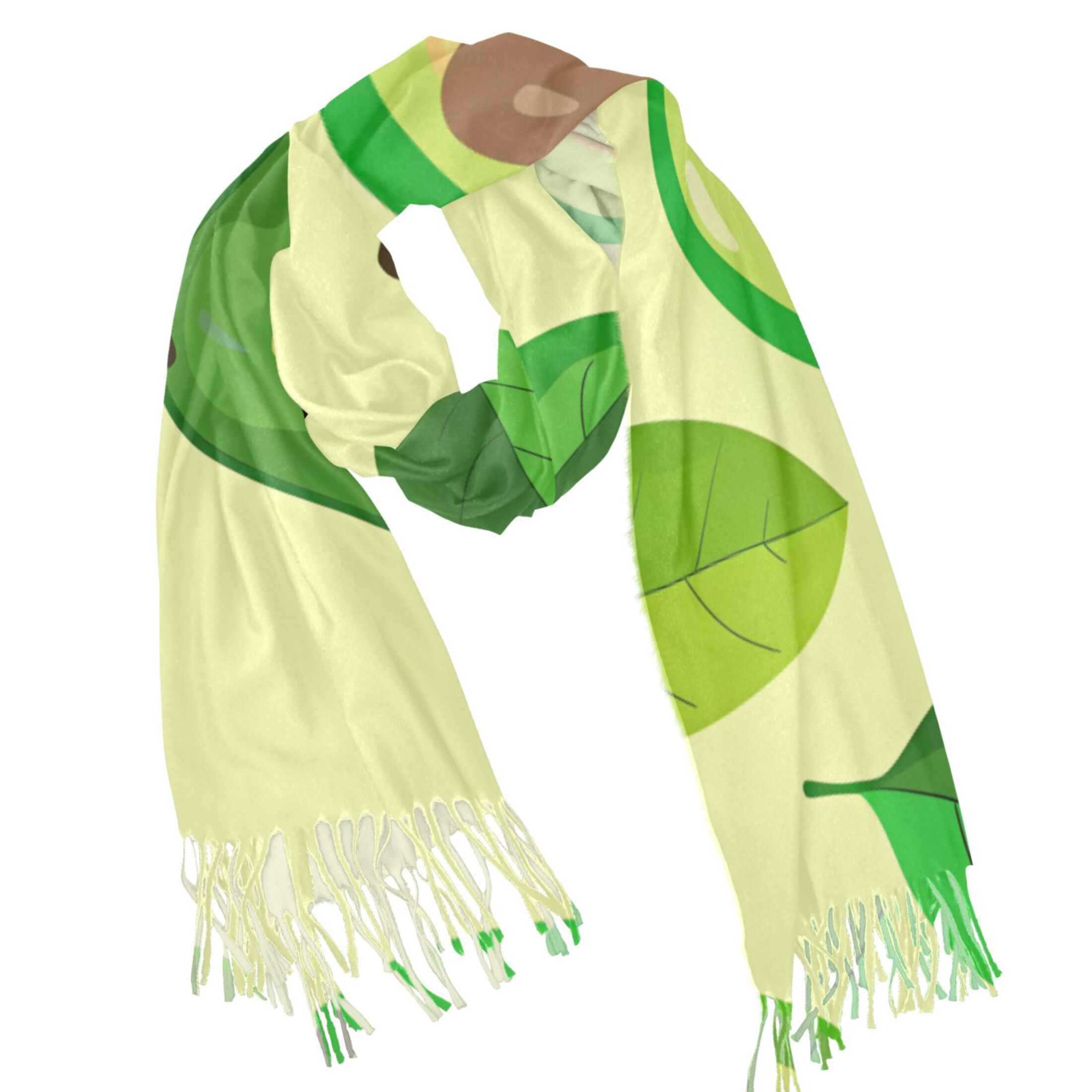 joogoo Women's Winter Scarf Soft Long Shawl Green Avocado Large Scarves ...