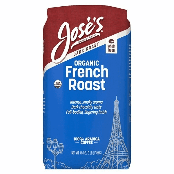 Joses Organic French Roast Whole Bean Coffee 3 lbs for Office - Walmart ...