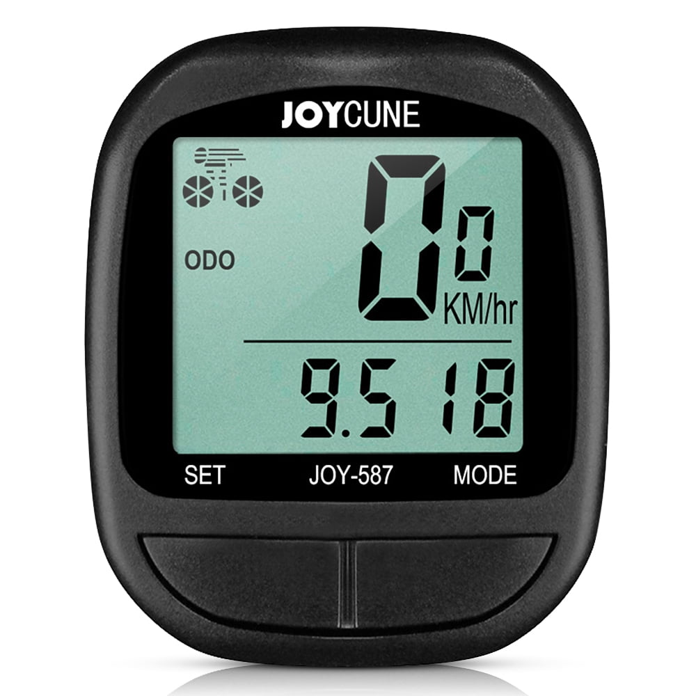 joycune Bike Computer Waterproof Wired Speedometer and Stopwatch Cycle ...