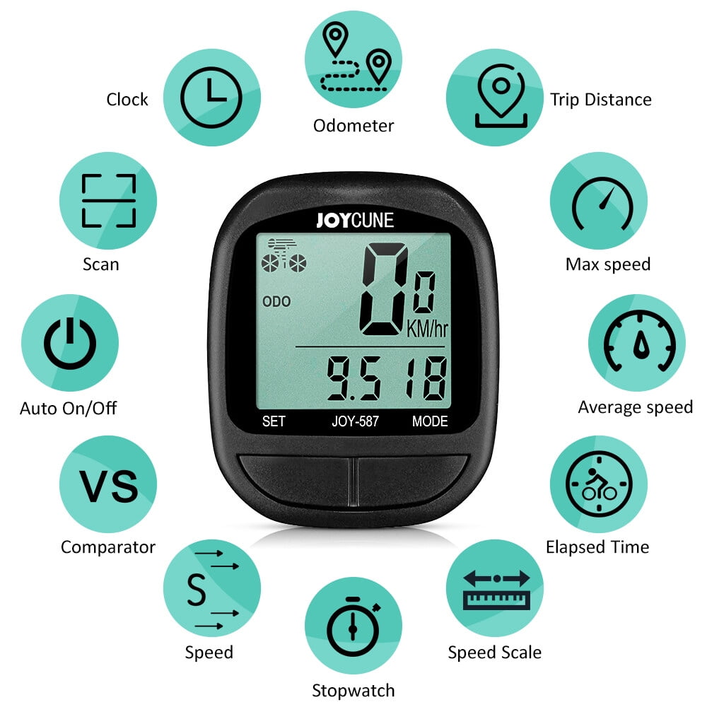 joycune Bike Speedometer,Bike Bike Computer - Walmart.com