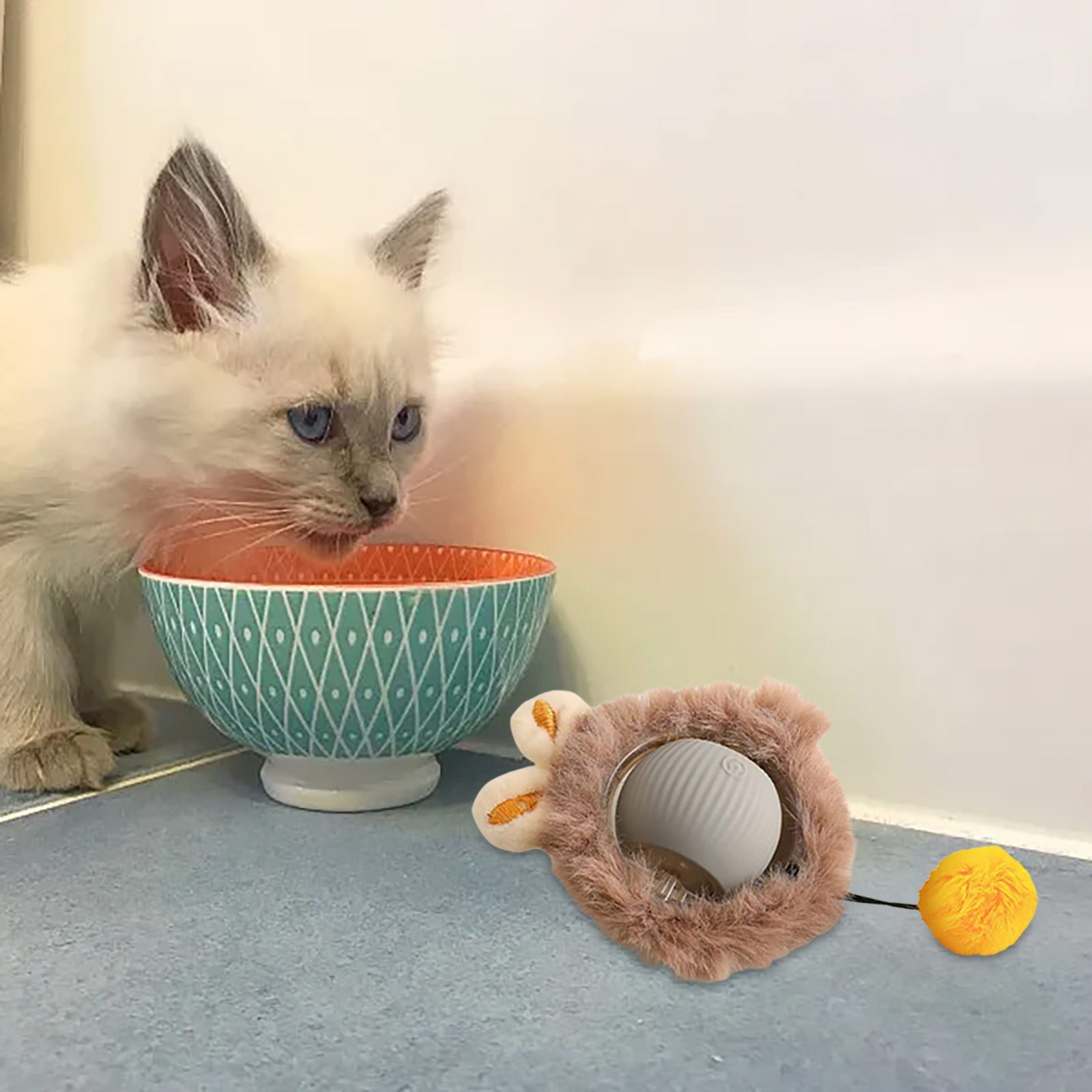 joyioe Interactive Rolling Cat Toy Ball Chewie 360° Smart Automatic ...