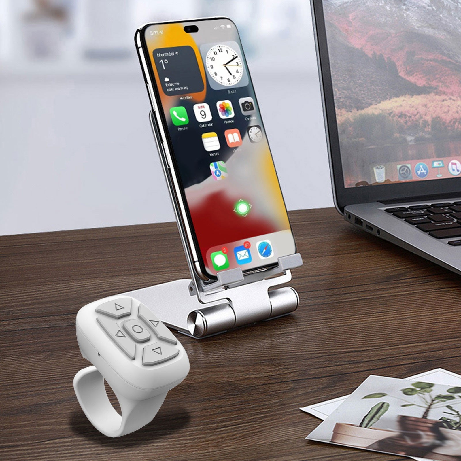 joyioe Wireless Bluetooth Remote Control Page Turner Bluetooth Scroller ...