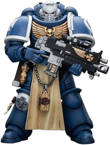 joytoy warhammer 40k ultramarines sternguard veteran with bolt rifle 1/ ...