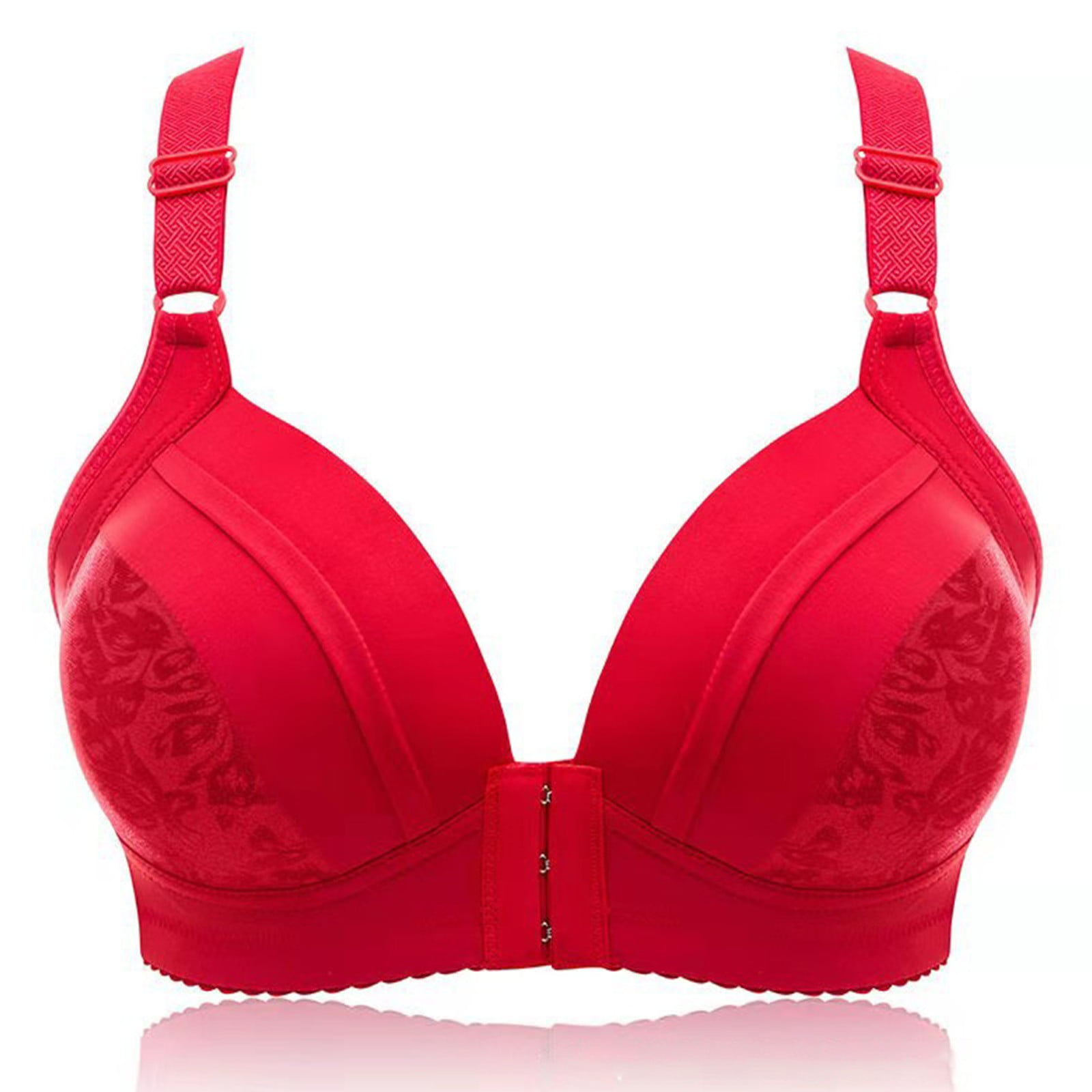 jsaierl Bras for Women Wirefree Lift T-shirt Bras Seamless Padded ...