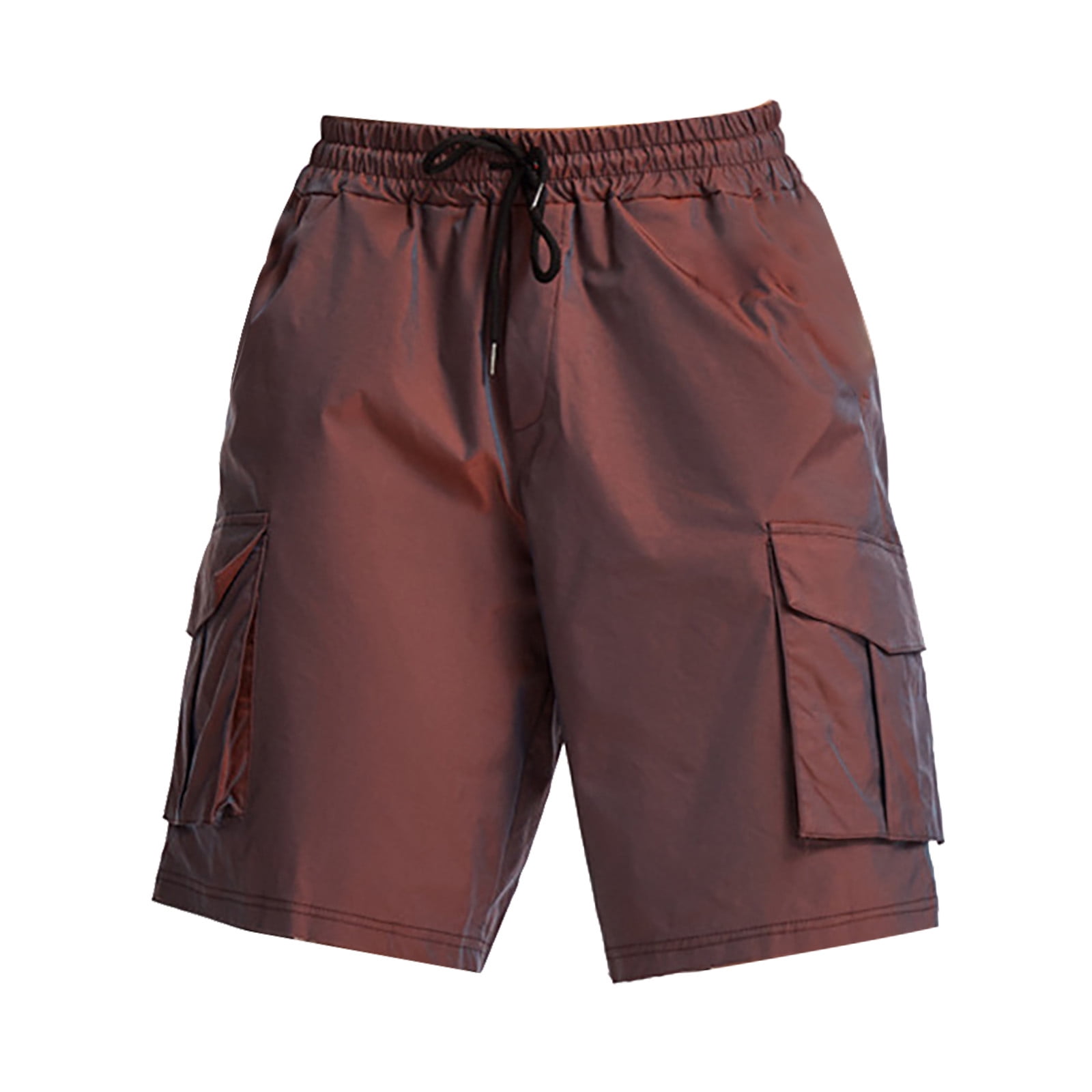 jsaierl Men's Drawstring Cargo Shorts Multi-Pocket Workwear Shorts ...