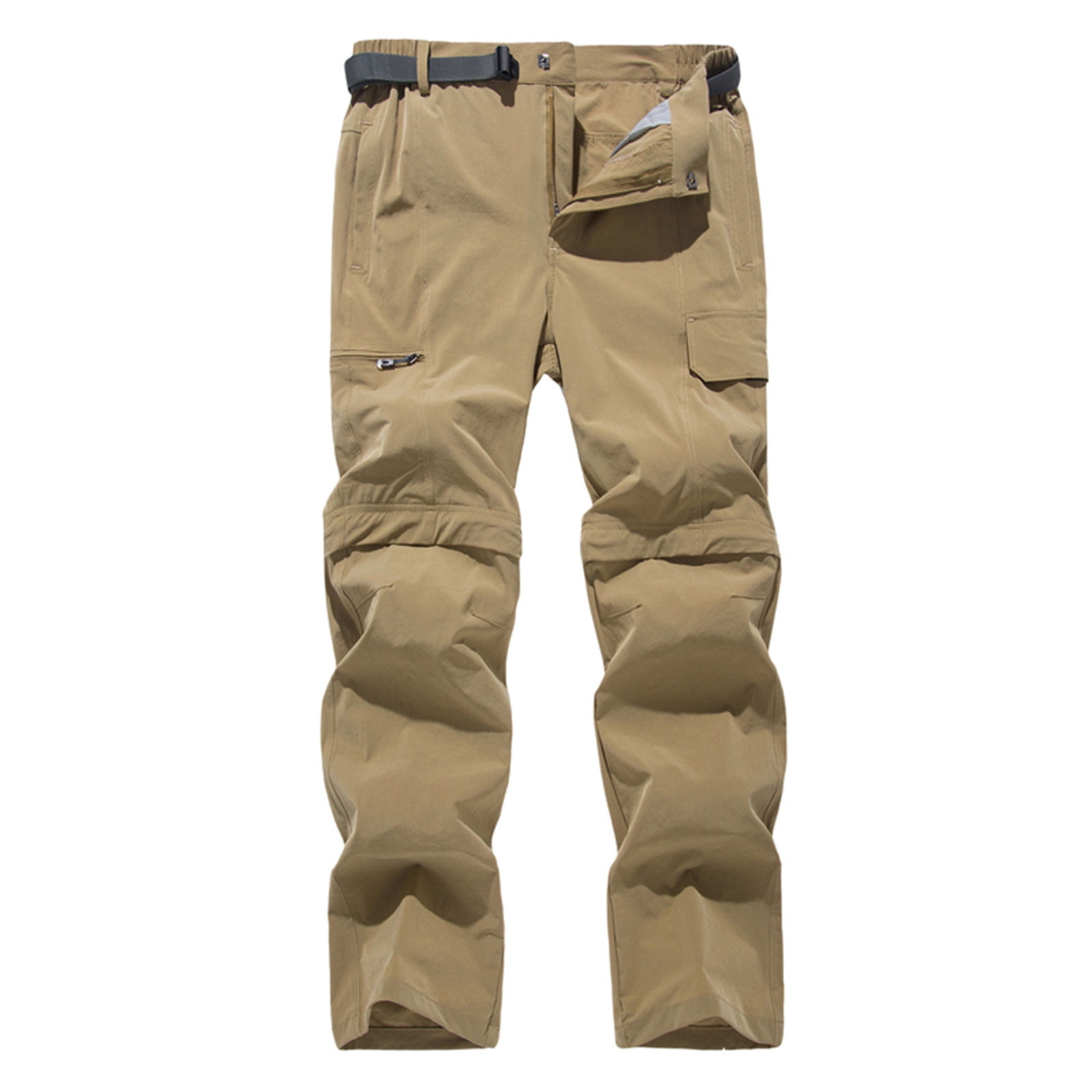 jsaierl Mens Hiking Pants Convertible Lightweight Quick Dry Camping ...