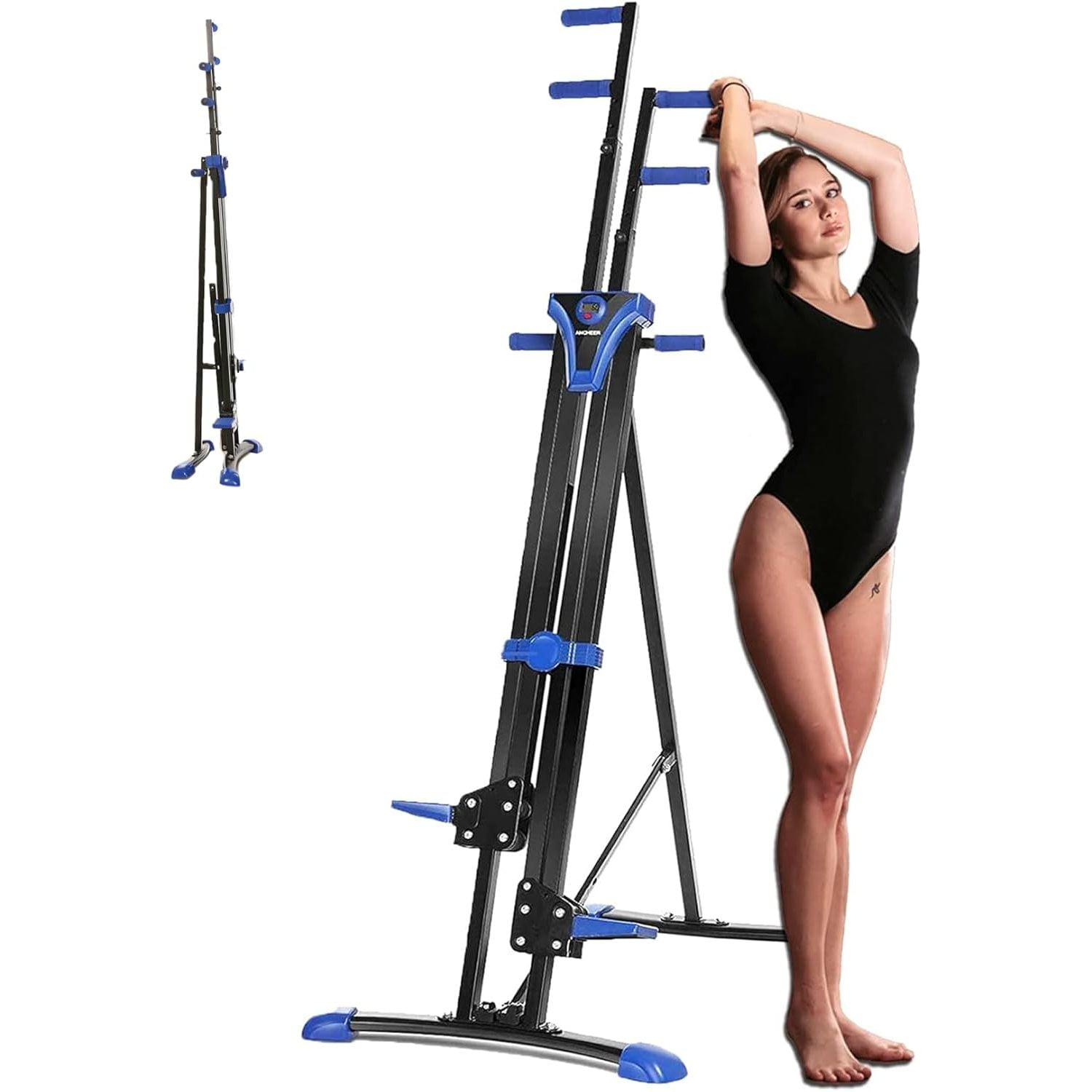 jtsp Upgraded Vertical Climber Exercise Machine, Folding Vertical Climber Cardio Exercise ...