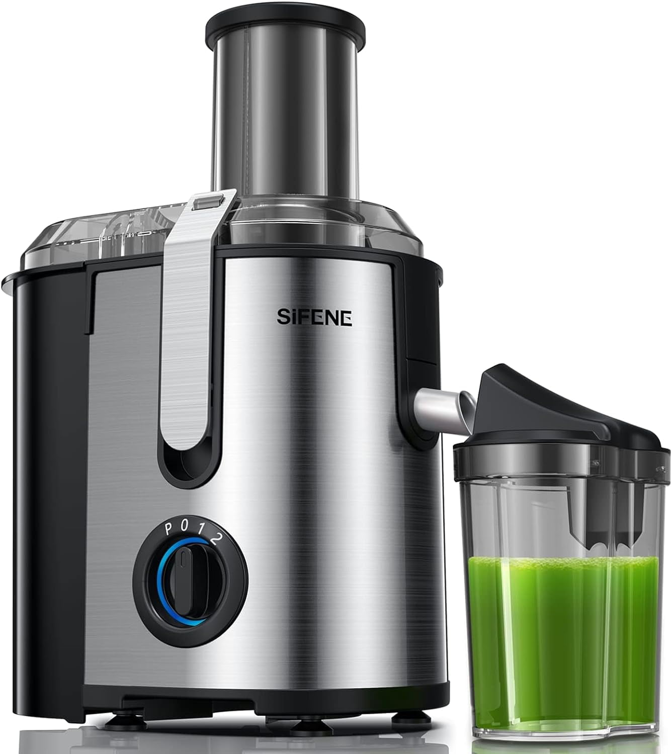 juicer machine, 800w centrifugal juicer with 3.2" big mouth for whole ...