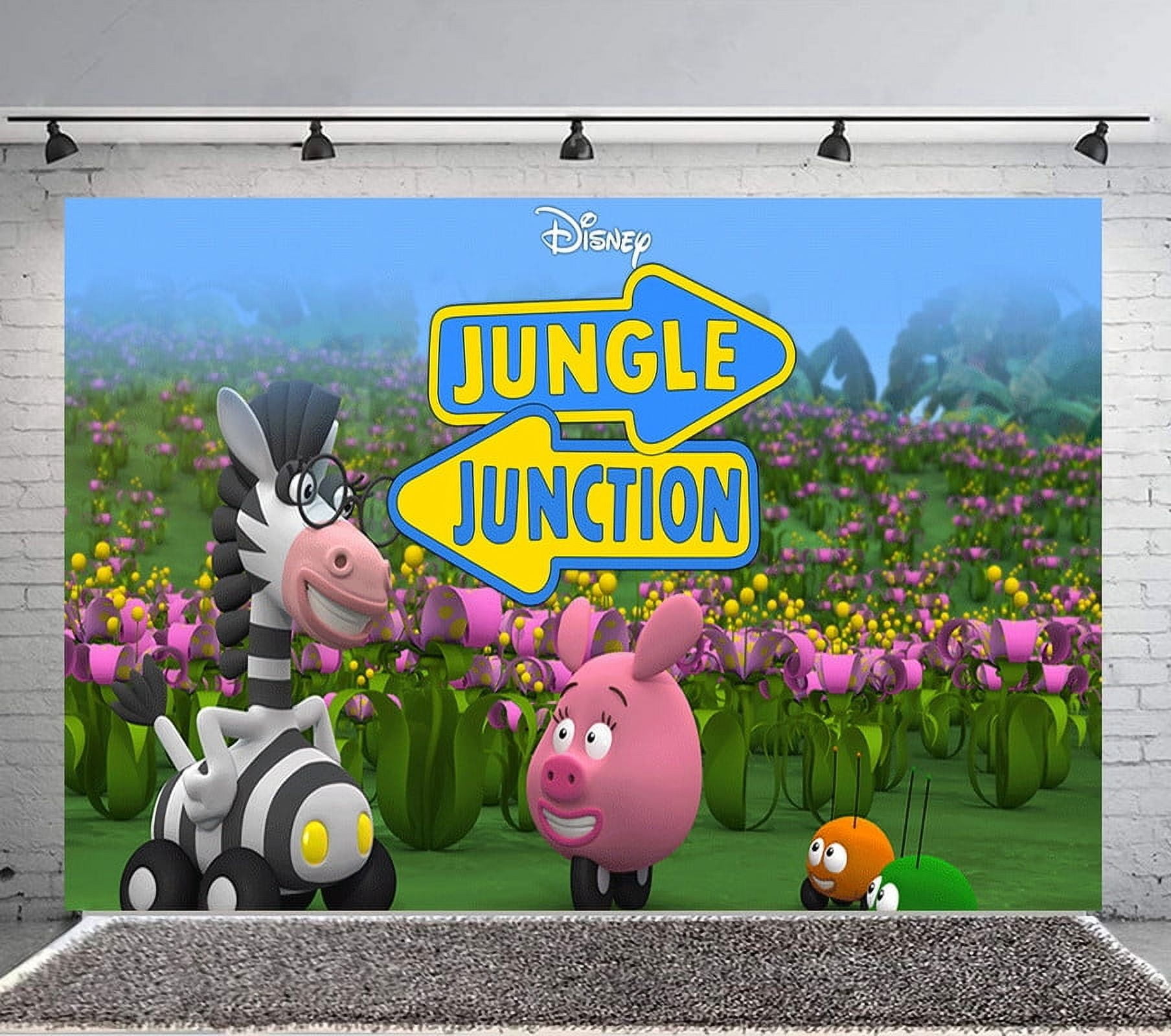 junction Jungle Backdrop Banner Party Supplies Poster Movie Theme ...