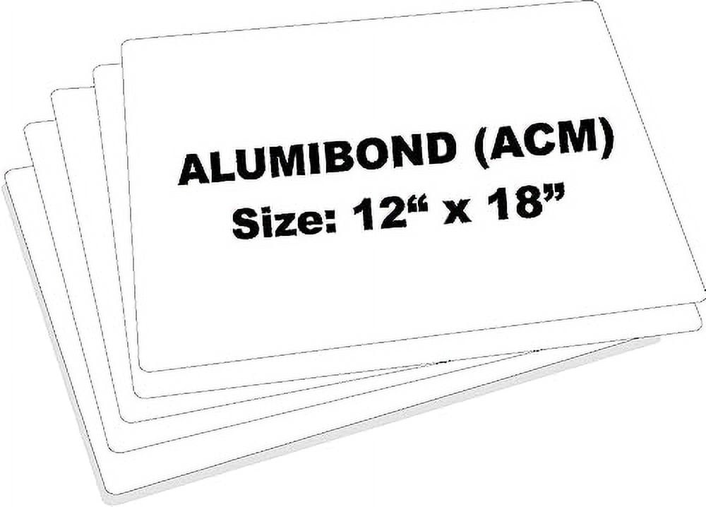 justsignframes Alumibond Metal Sign Blank - 12 x 18 White (5 Pack ...