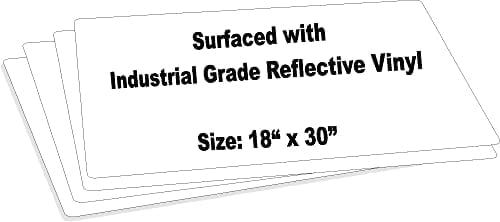 justsignframes Aluminum Metal Sign Blank - 18 x 30 White (4 Pack ...