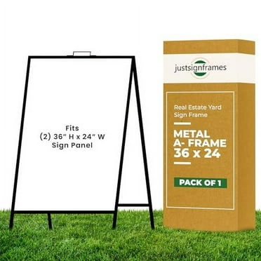 BENTISM Outdoor A-Frame Sidewalk Sign, 24x36 inch, Double-Sided ...