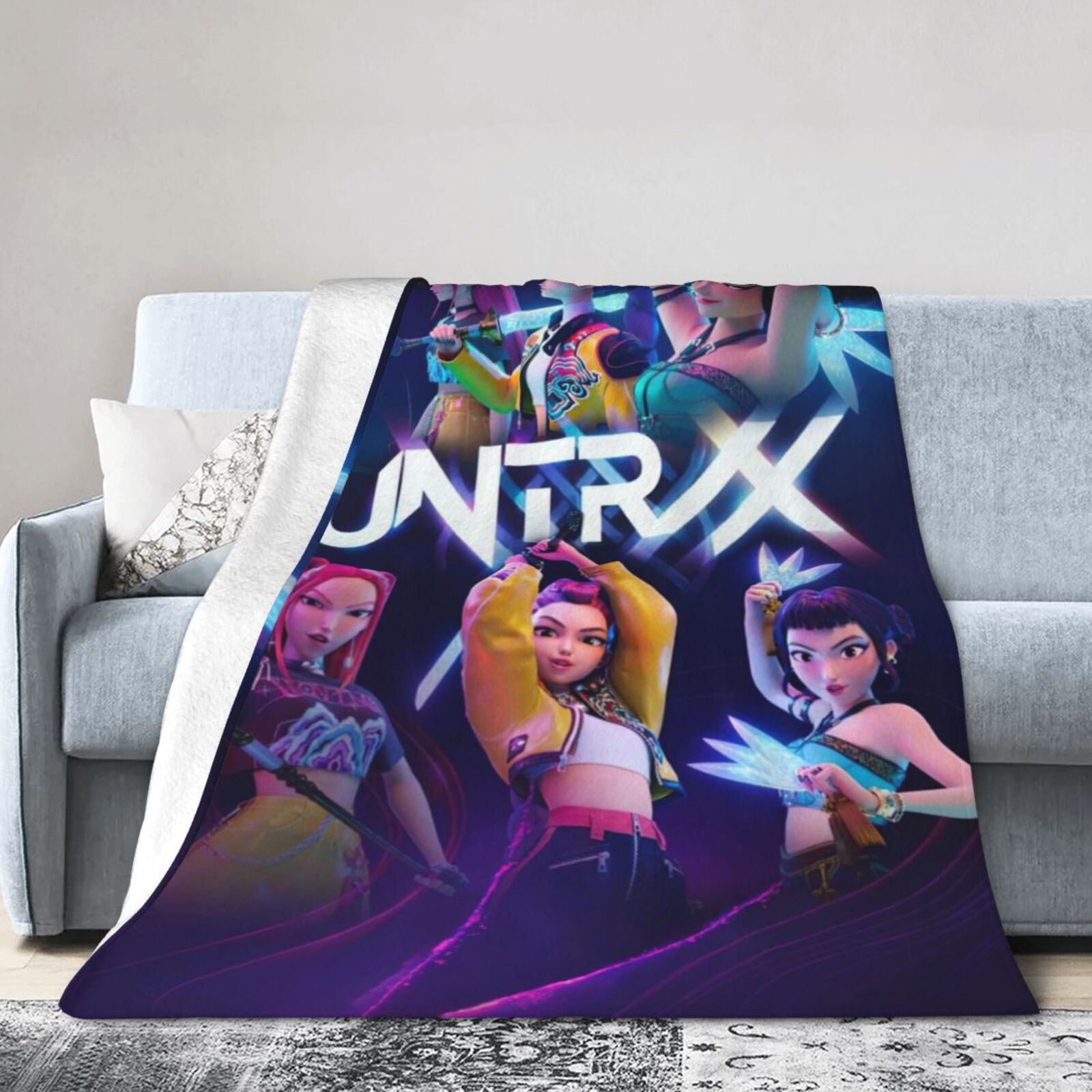 k-pop demon hunters Bed Blanket Air Conditioning Quilt for Men and ...