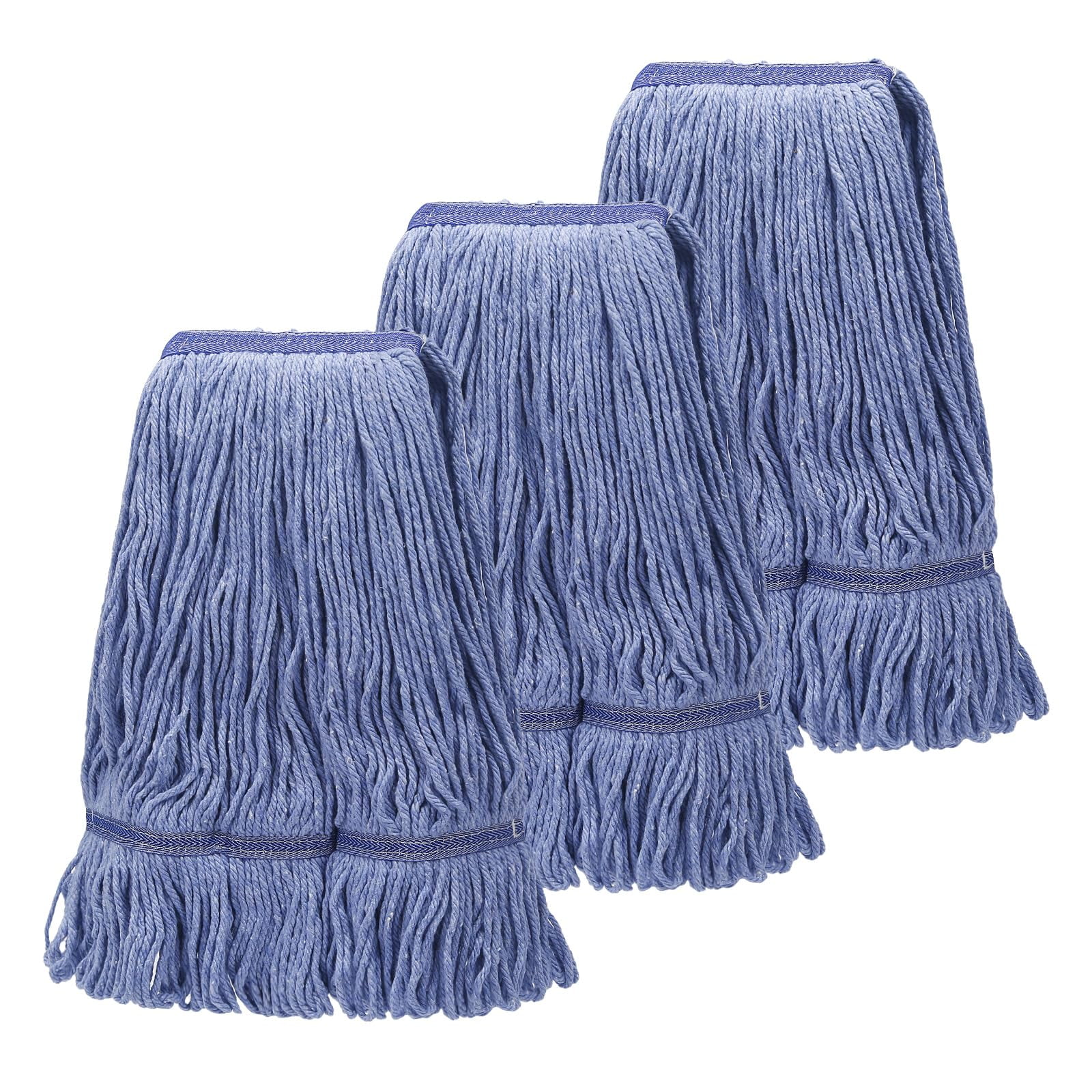 kCarpoly 3 Pack Heavy Mop Replace Head,Wet Commercial Industrial Grade ...