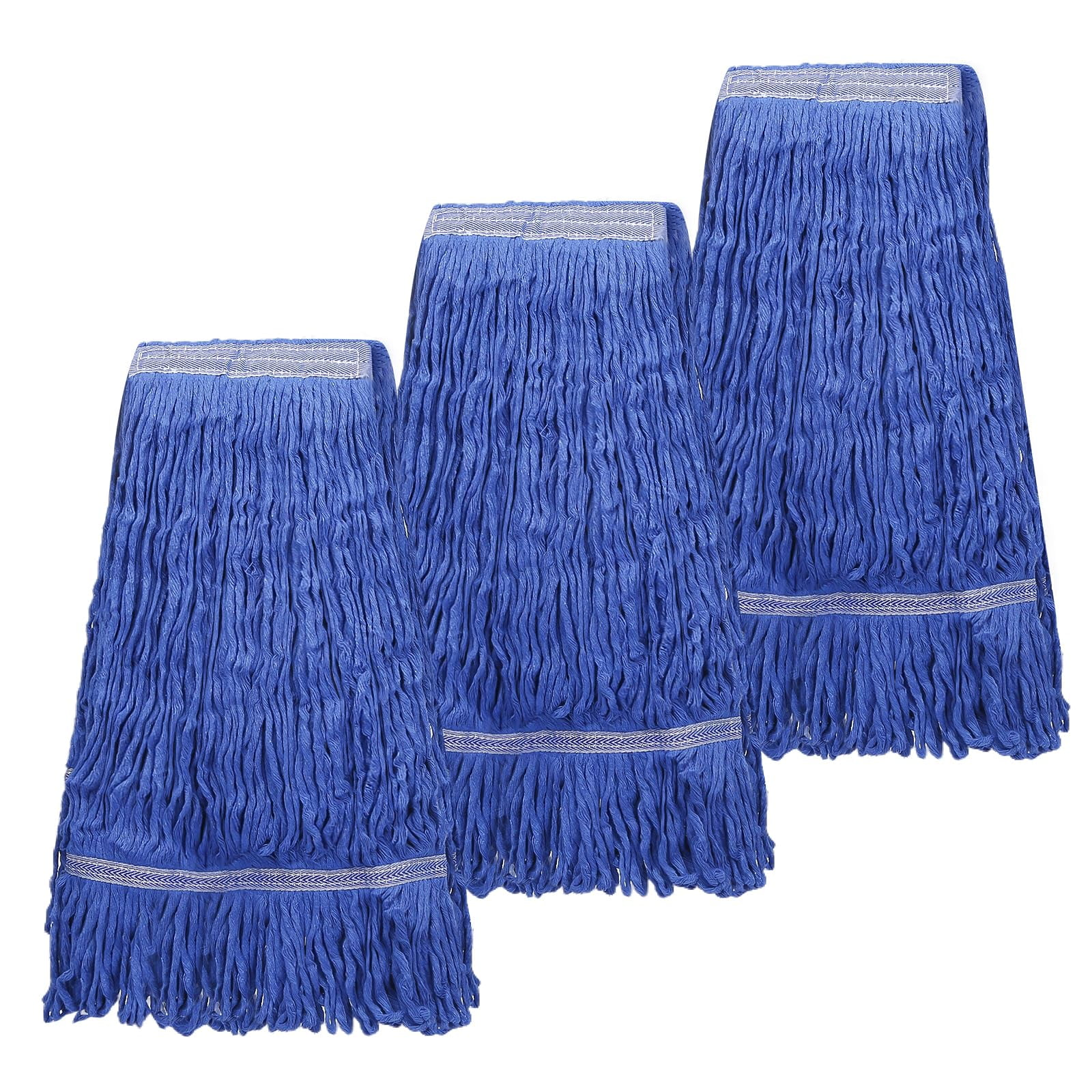 kCarpoly 3 Pack Heavy Mop Replace Head,Wet Commercial Industrial Grade ...
