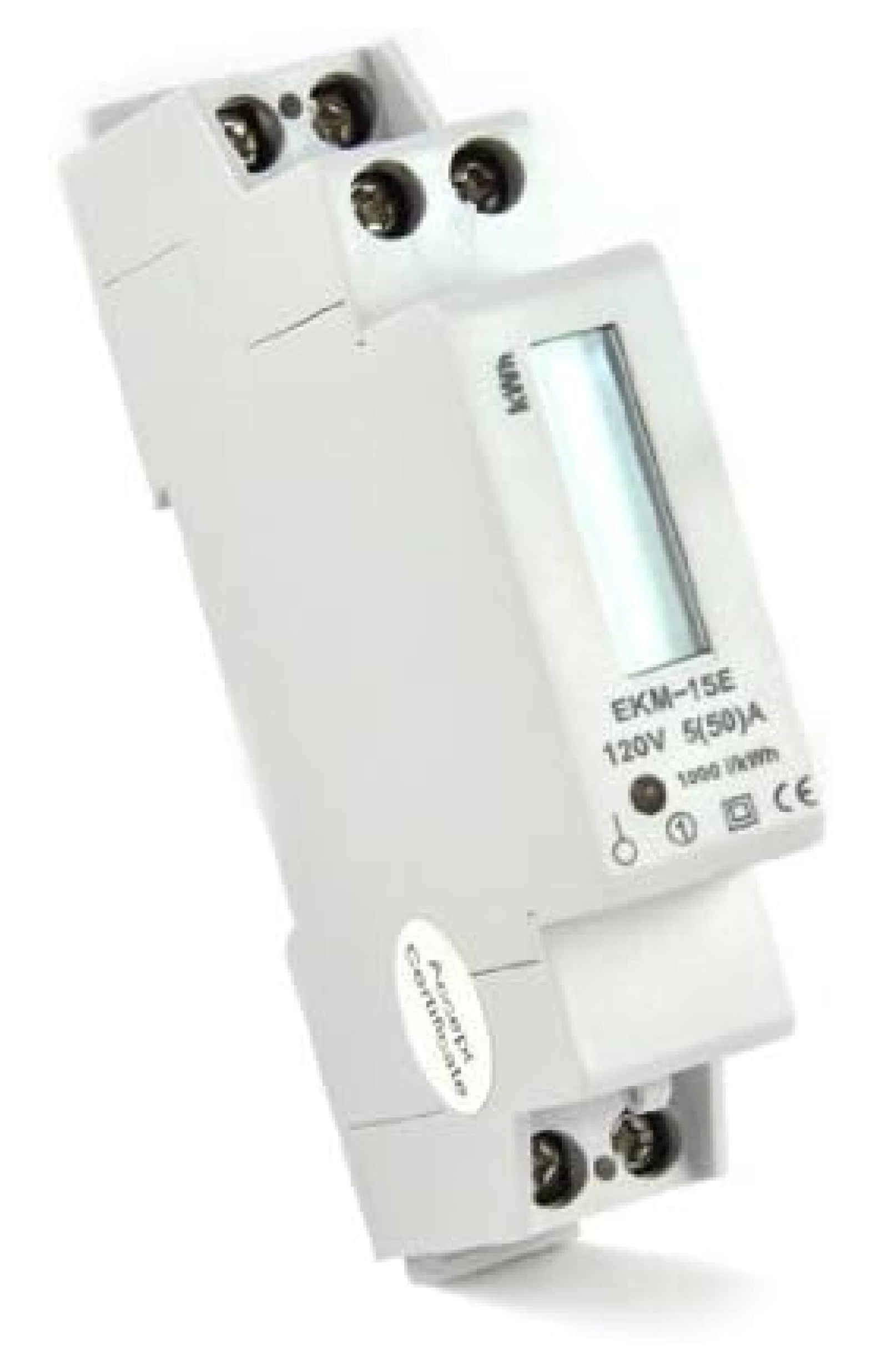 kWh Electric Meter - 120 Volt, 2-Wire, External 14mm 50A Current Transformer white - Walmart.com