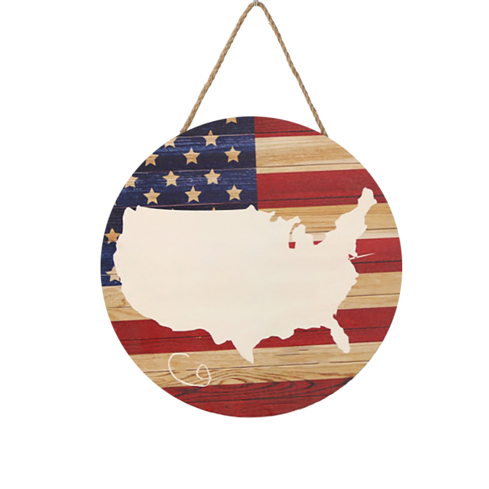 kaHgKids 4th of July Patriotic Sign Independence Day Decorations Wooden ...