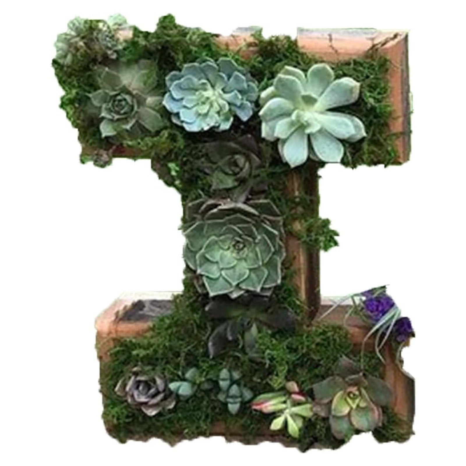 kaHgKids Decorative Wall Wooden Monogram Letters With Artificial ...