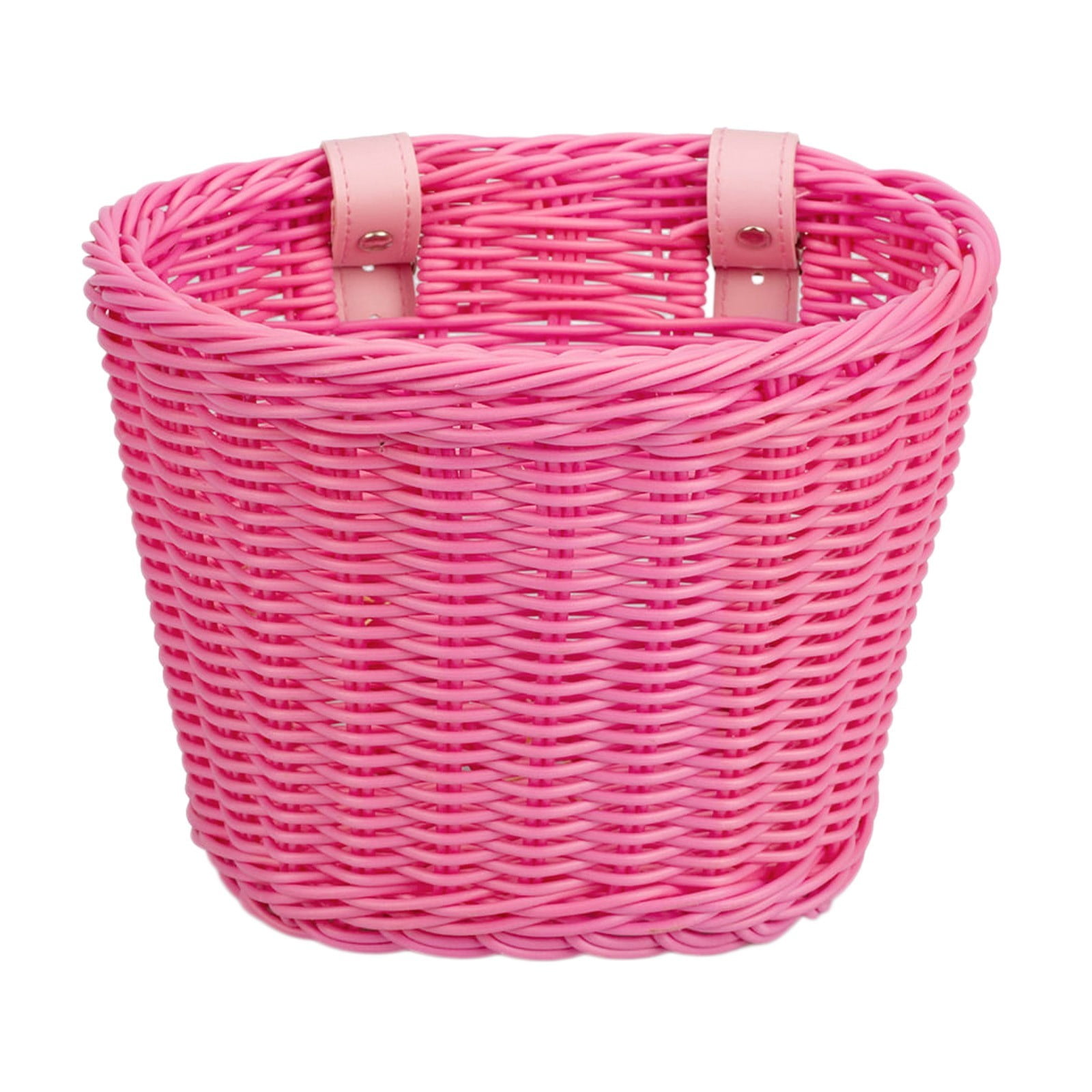 kaHgKids Hand Woven Plastic Basket Kids Front Handlebar Basket ...