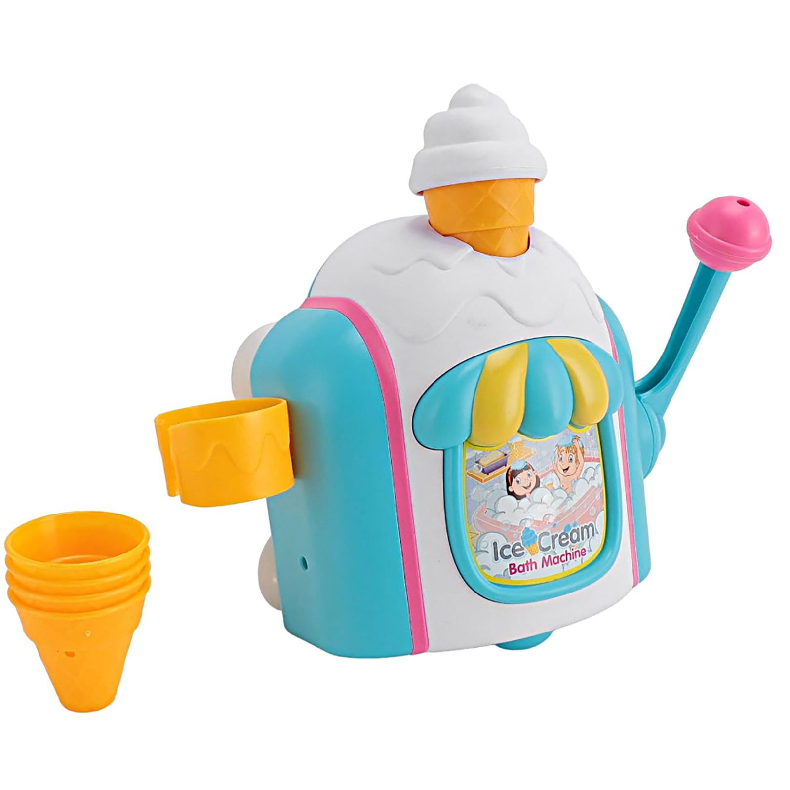 kaHgKids Ice Cream Maker Bubble Bath Toy Toddler Bath Toys Bubble Maker ...