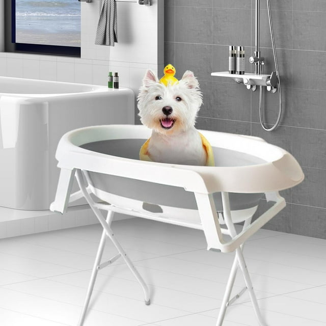 kagrote Dog Bathtub for Dogs, Elevated Professional Dog Bath Tub for ...