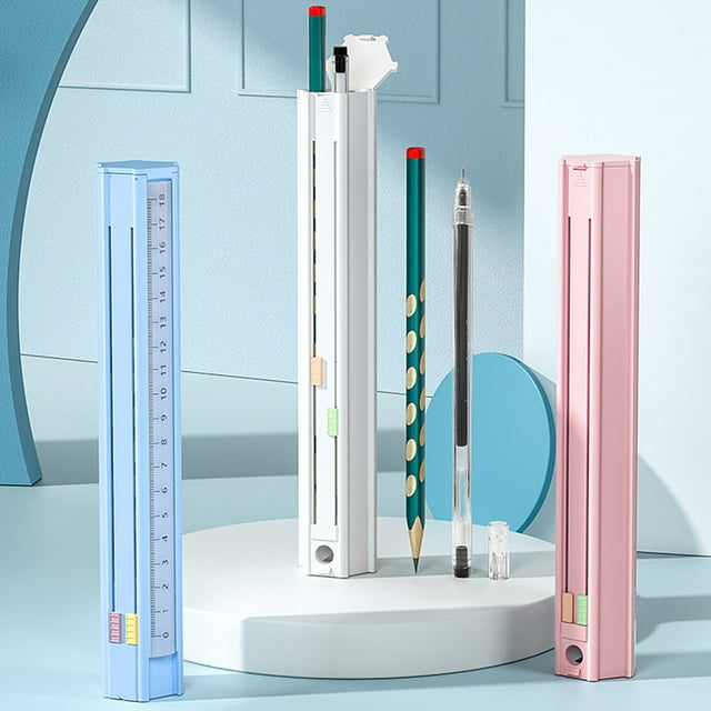 kaioher 1 Set Portable Pen Box with 6 Pencils 1 Eraser 1 Ruler 1 ...