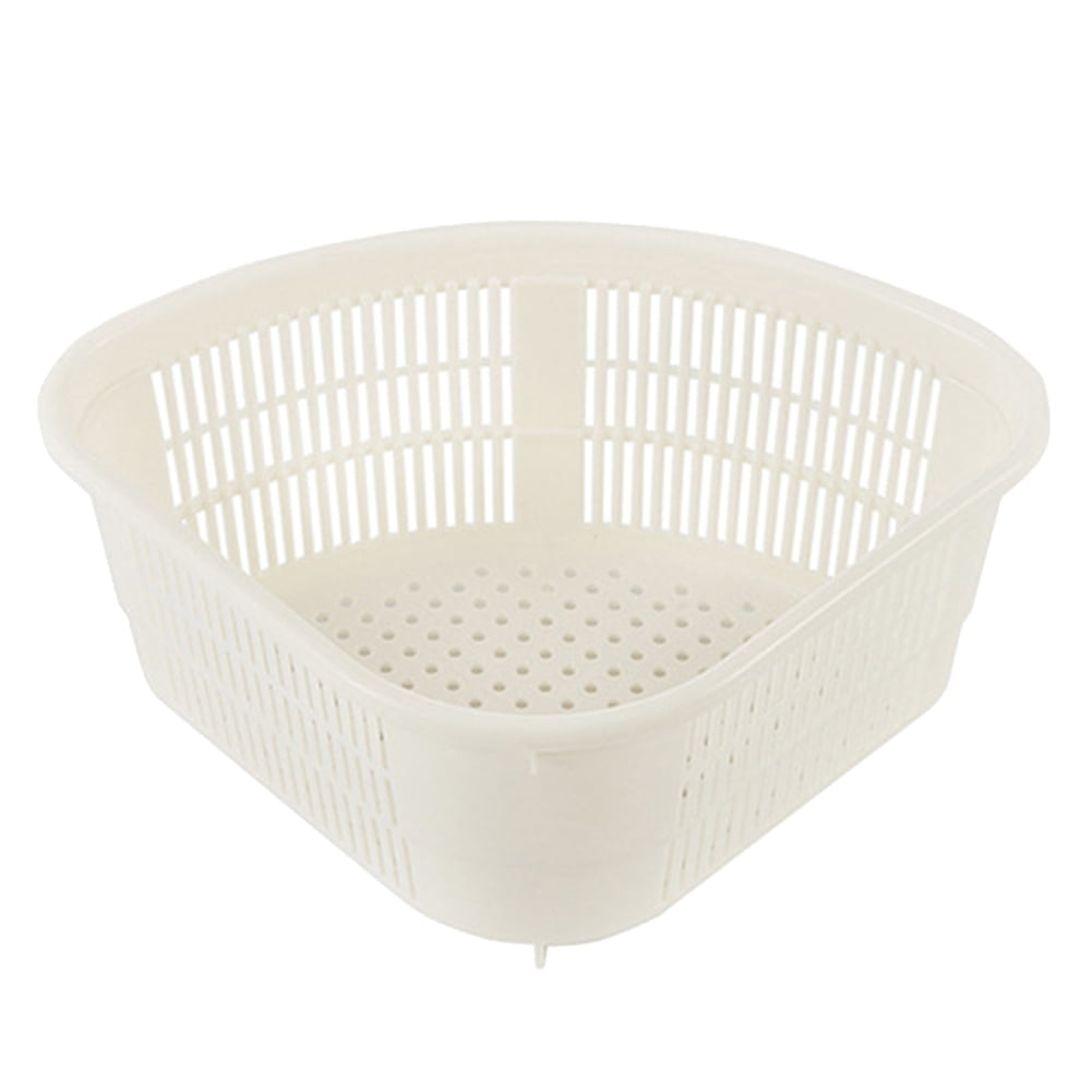 kaioher Triangle Kitchen Sink Fruit Washing Waste Draining Basket ...