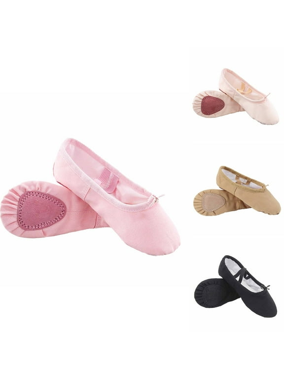 Oooh Geez Women's Pom Pom Ballet Slippers, Cozy Fuzzy Plush House Shoes ...