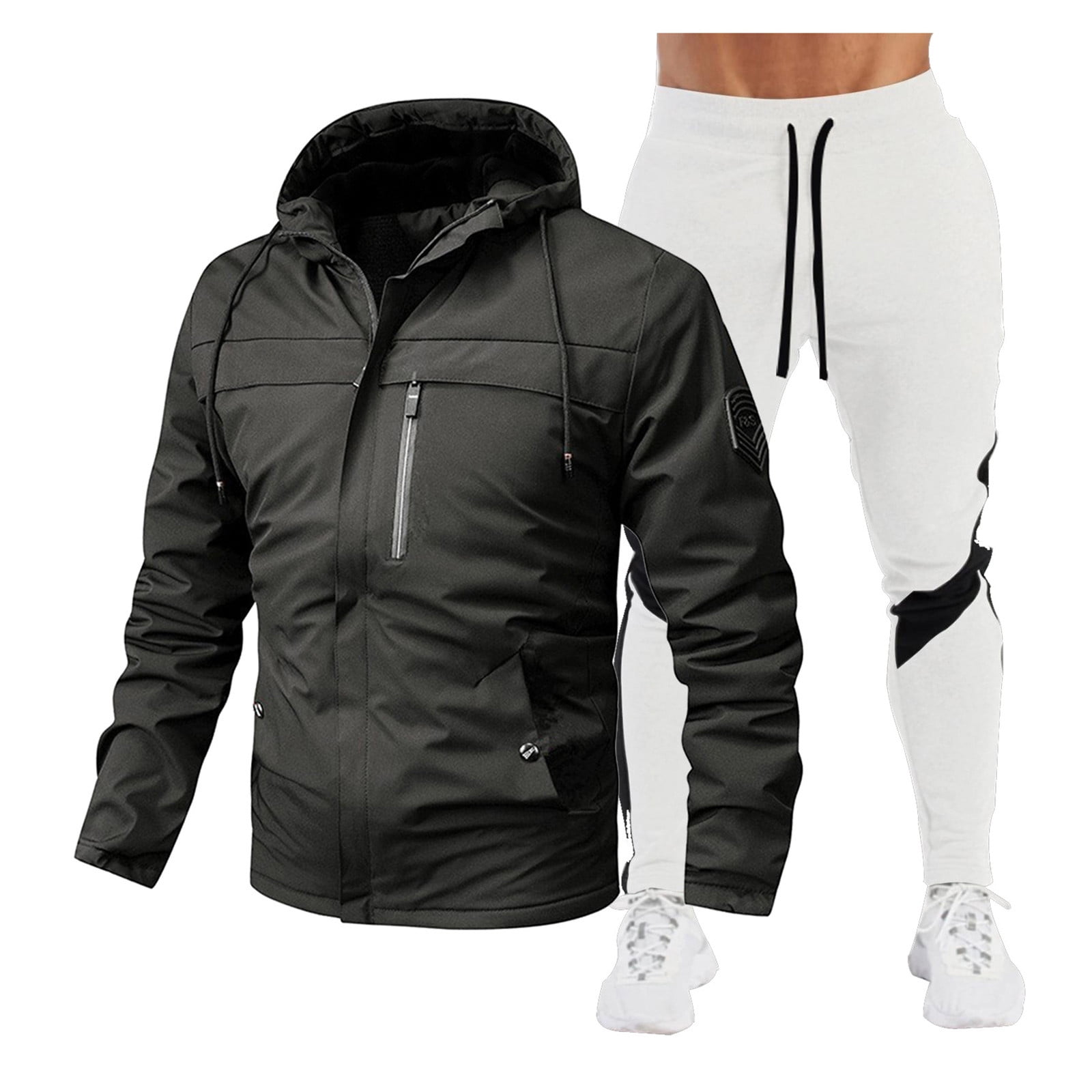 kakina CMSX Men's Casual Classic Jacket Sets Clearance,Winter Warm ...