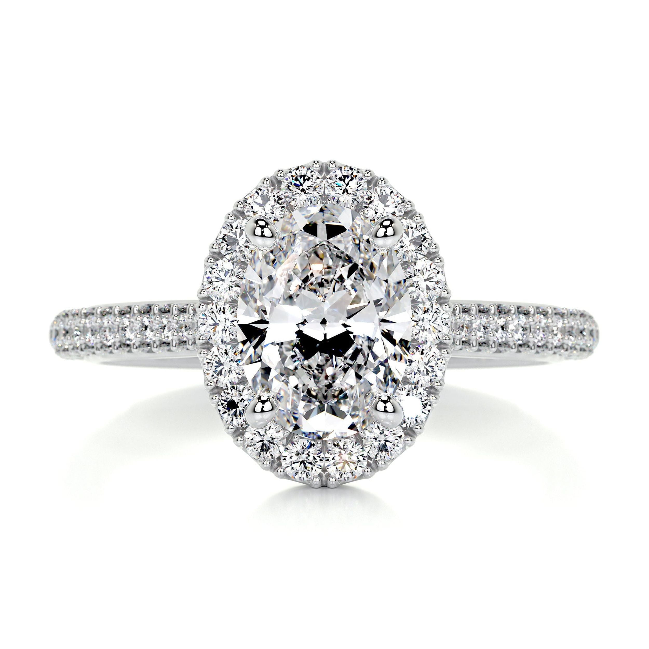 kalapi Jewel Wedding Ring - Oval Cut Excellent 2 Ct Diamond Ring - 14K ...