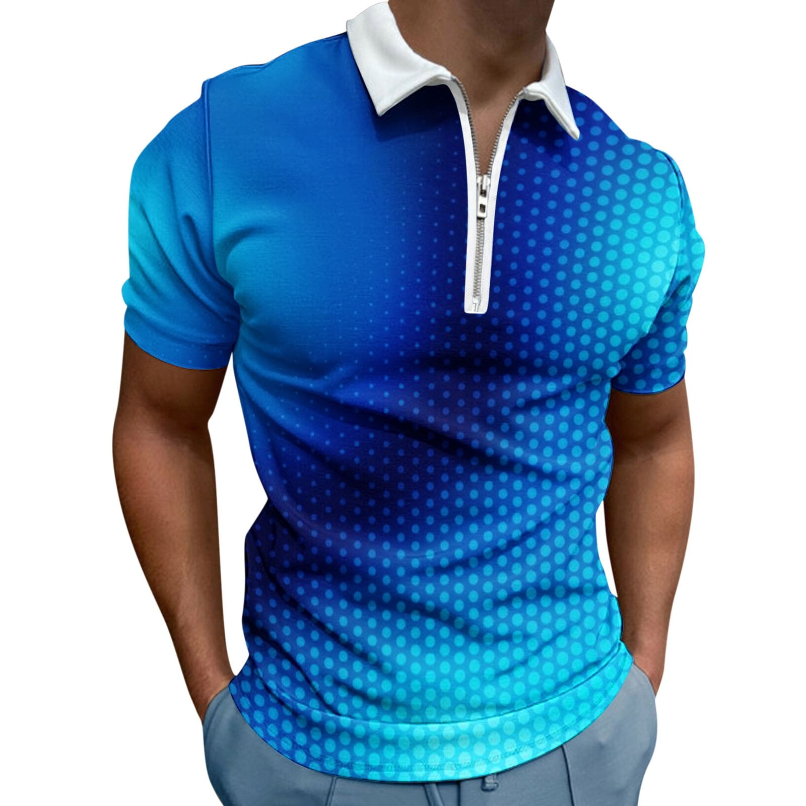kamemi Mens Polo Shirts Short Sleeve Polo Shirts for Men Short Sleeve ...