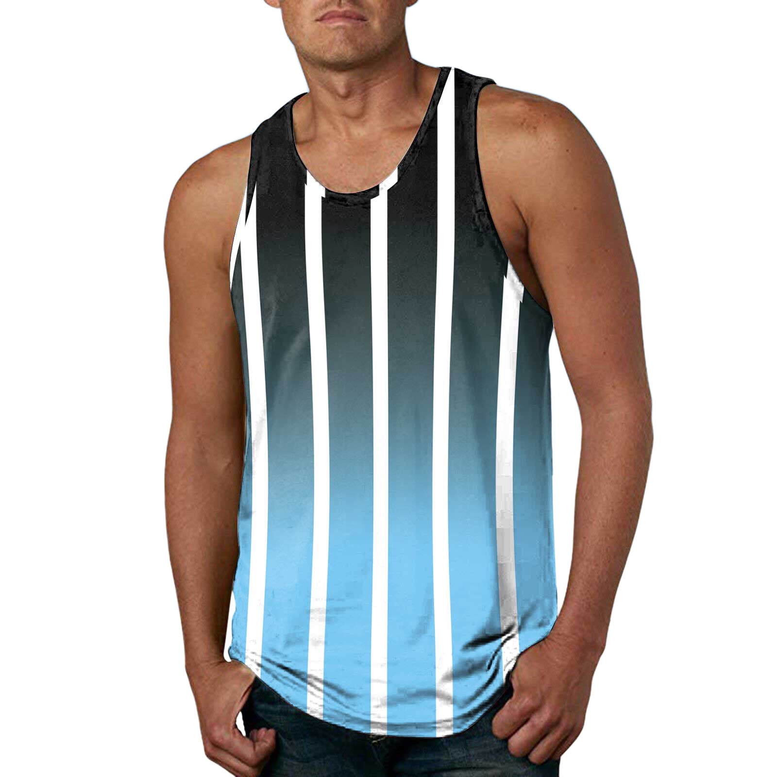Kamemi Mens Tank Tops Mens Workout Tank Tops Bodybuilding Muscle Cut