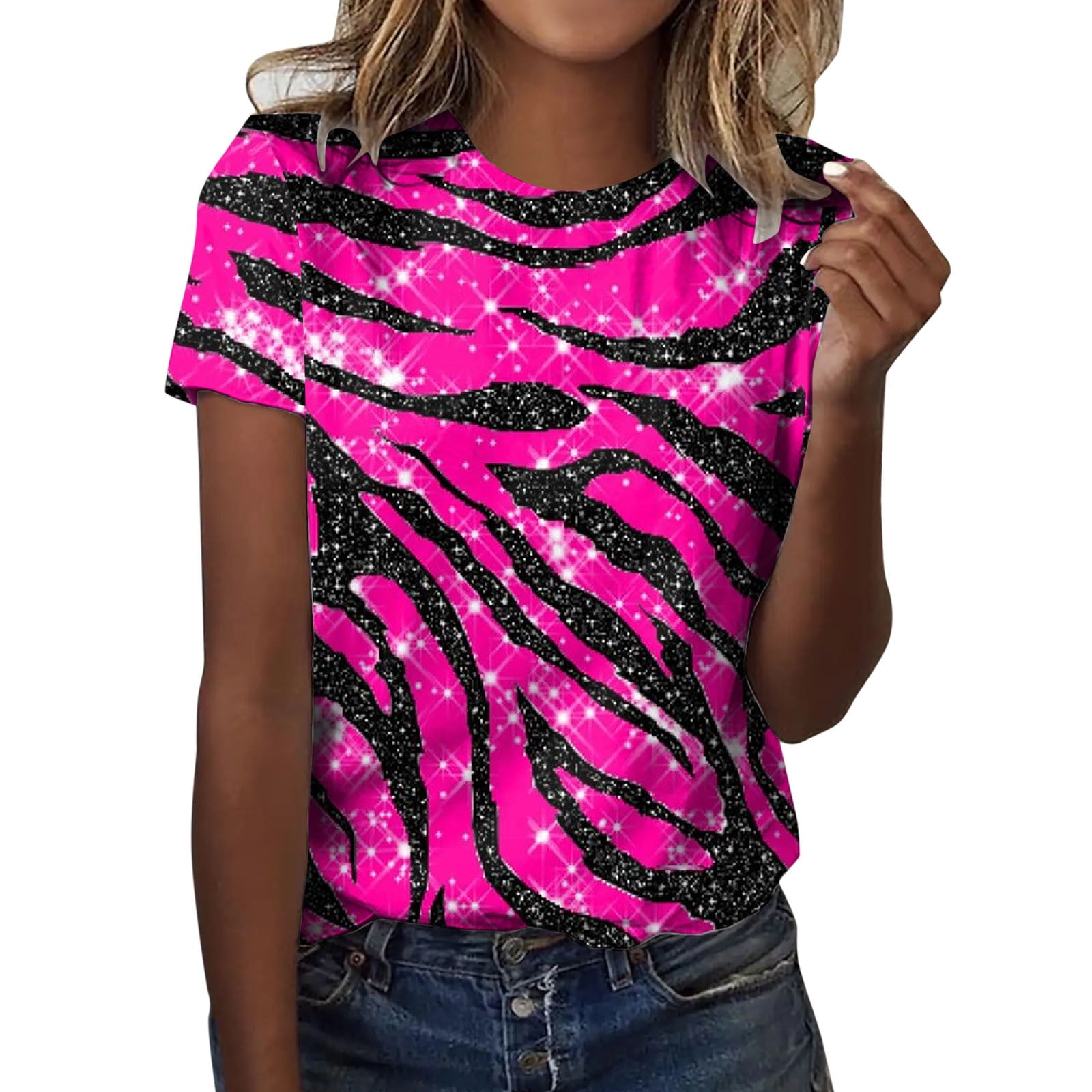 kamemi Women's T-Shirts Womens Long Sleeve Crop Tops Basic Slim Fitted ...