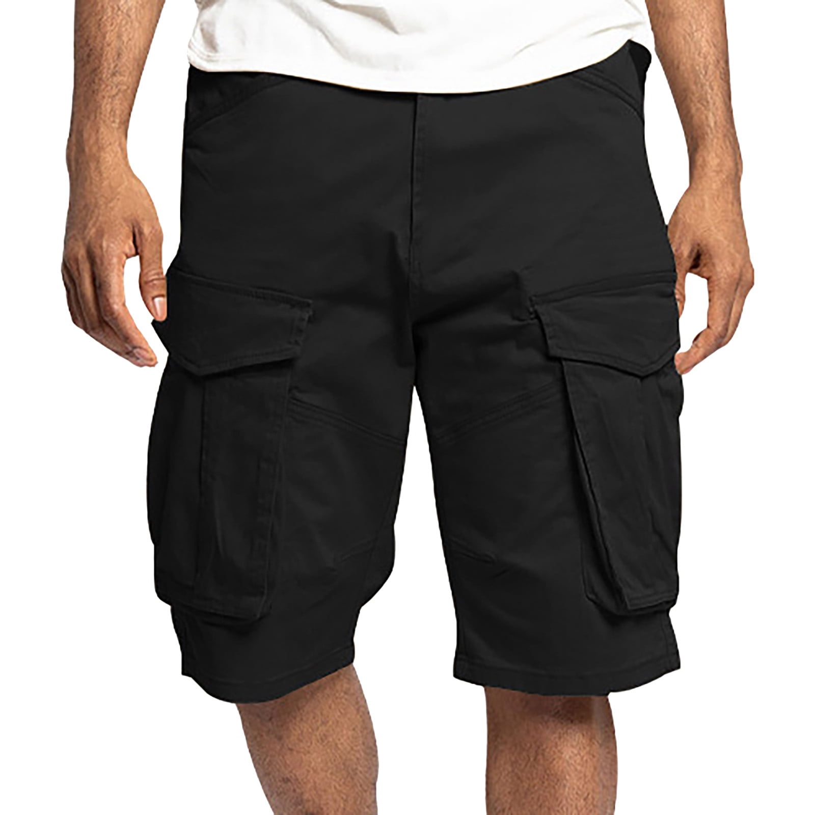 kamemir Men's Shorts Men's Extreme Motion Crossroad Cargo Short(Black,M ...