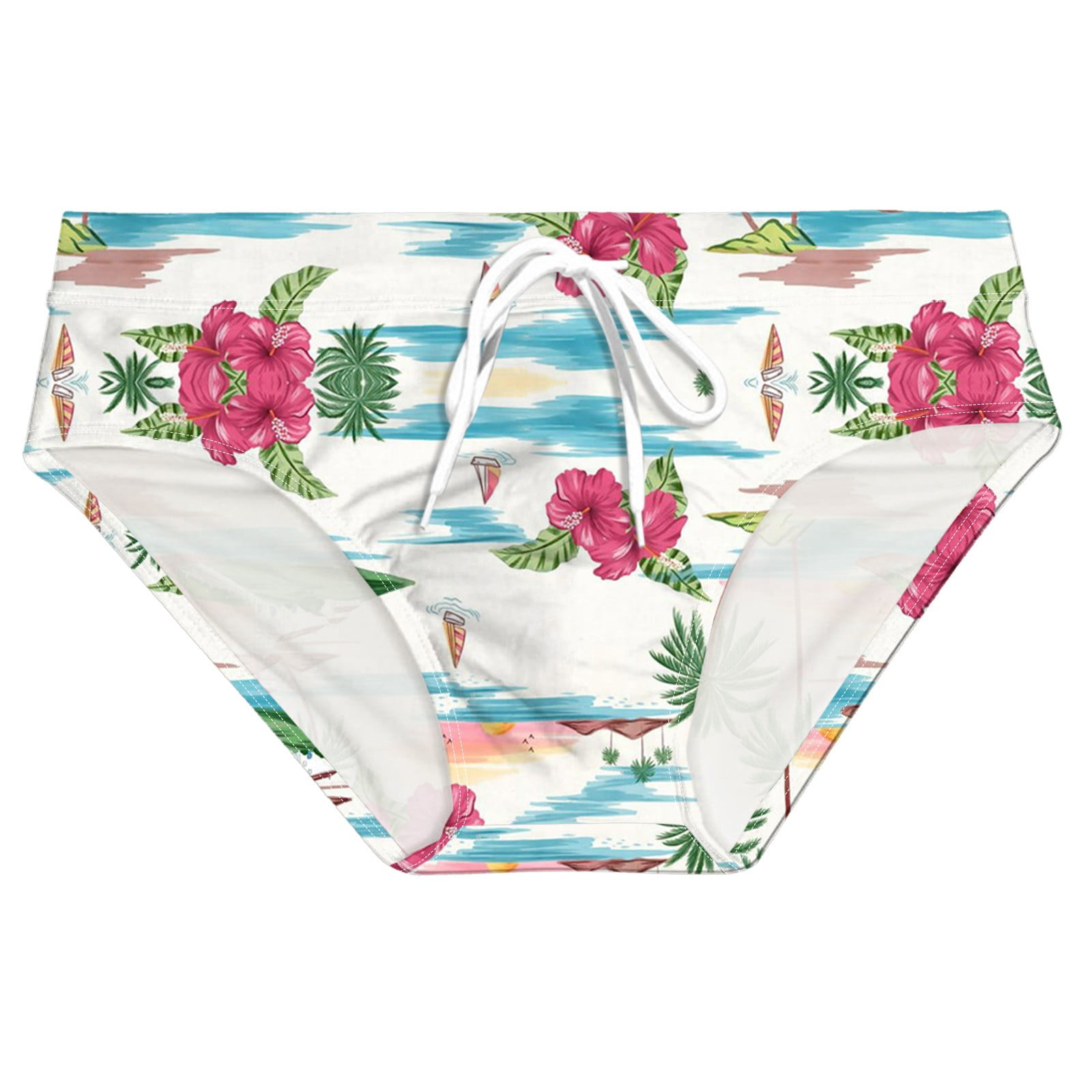 kamemir Men's Speedo Mens Fashion Leisure Hawaii Soft And Comfortable ...