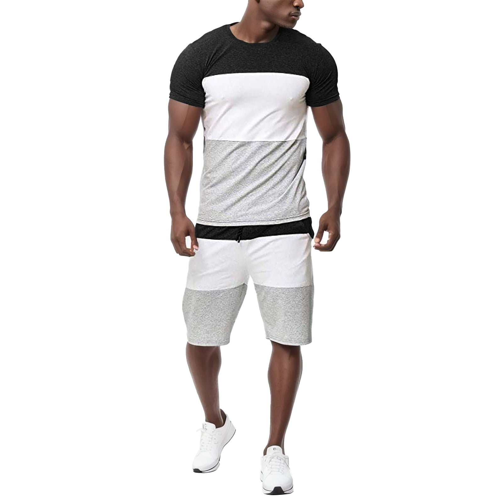 kamemir Mens Summer Outfits Men's short sets outfits 3 piece summer ...
