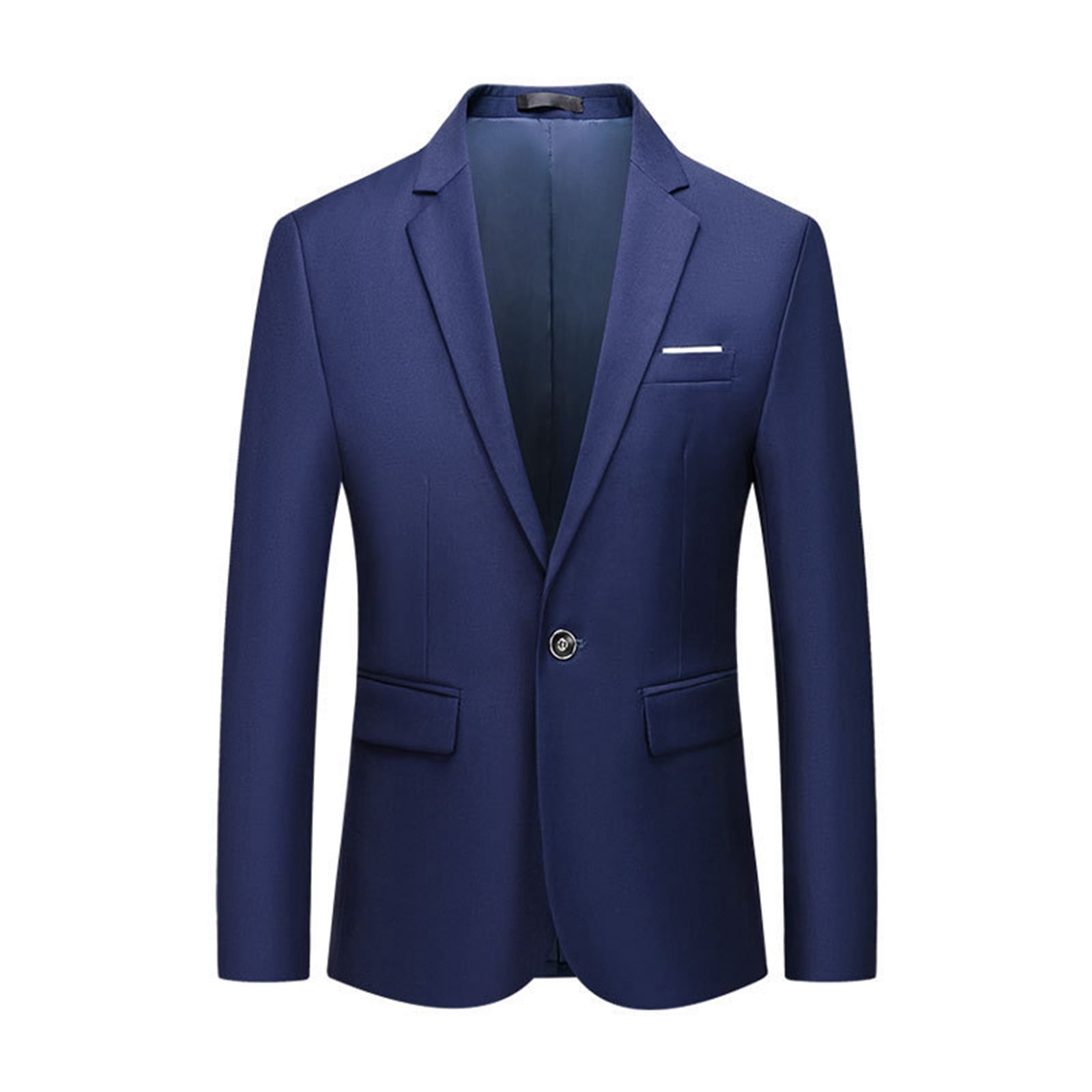 kamemir Mmen's Suits Men's Casual Linen Blazer Lightweight Regular Fit ...