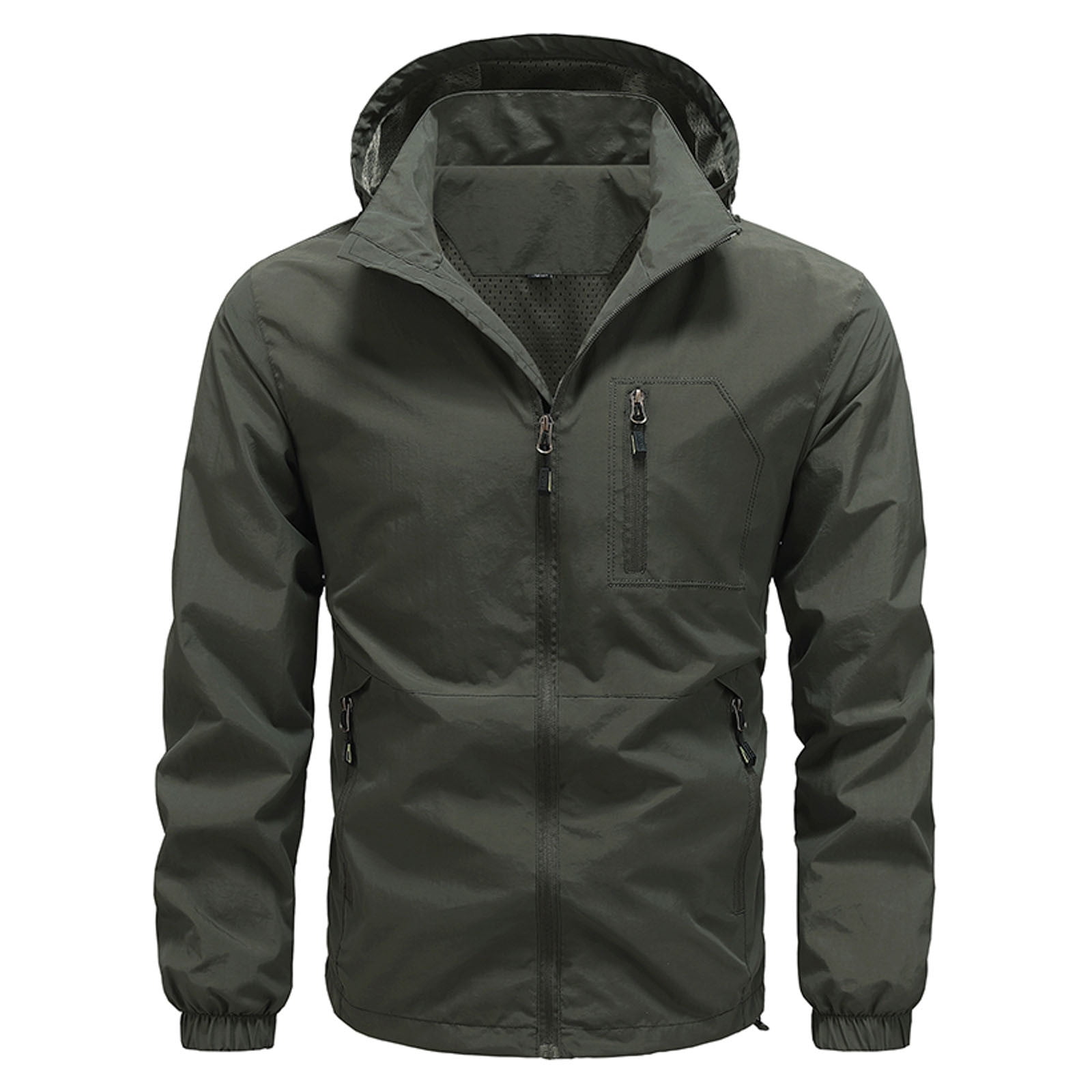 kamemir Wind Breaker Jackets Mens Men's Windbreaker Jacket Lightweight ...