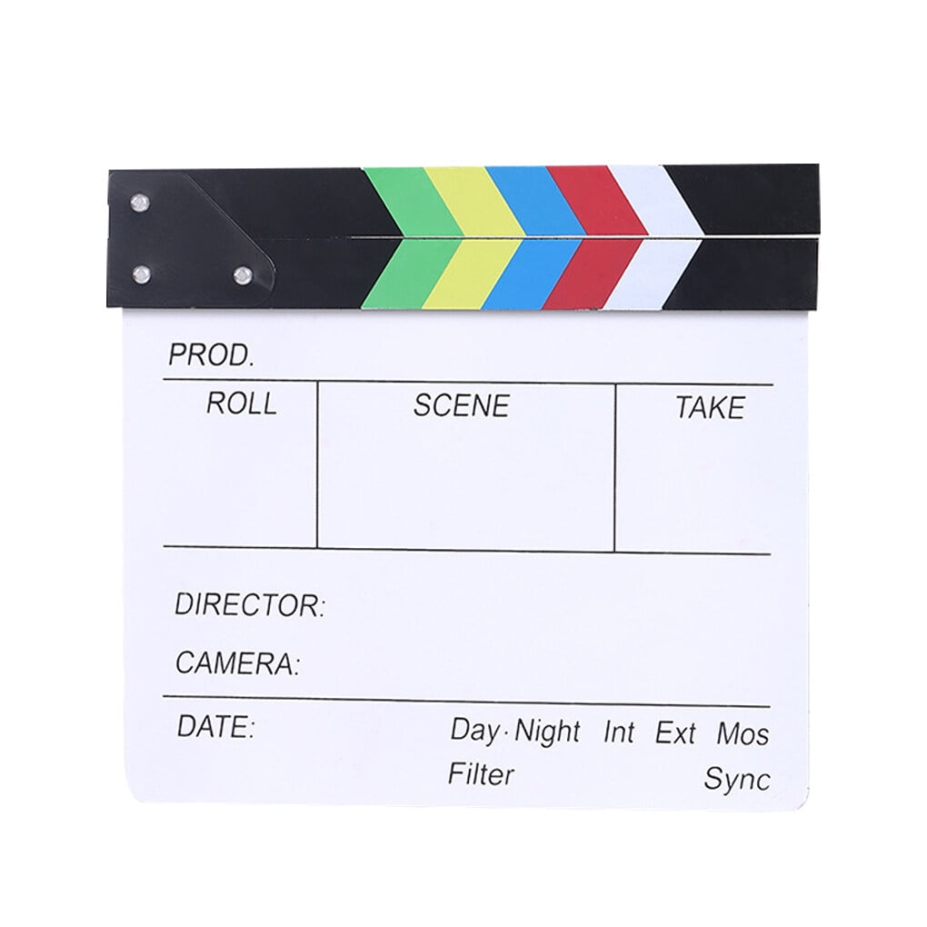 kanaroous 1x Movie Clapper Clapboard Prop Directors Cut Action Scene ...