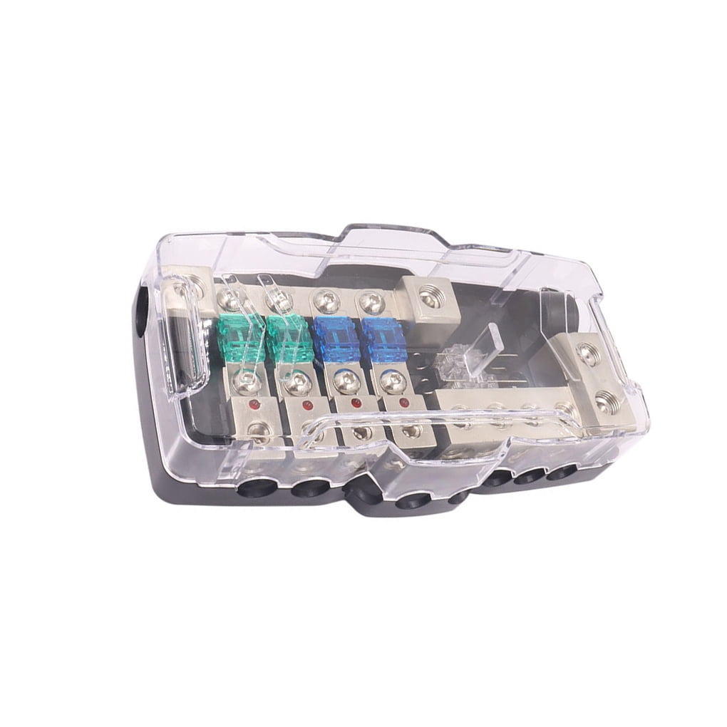 kanaroous 2-in-4-out Car Stereo Power Fuse Block Vehicle Boat Fuses ...