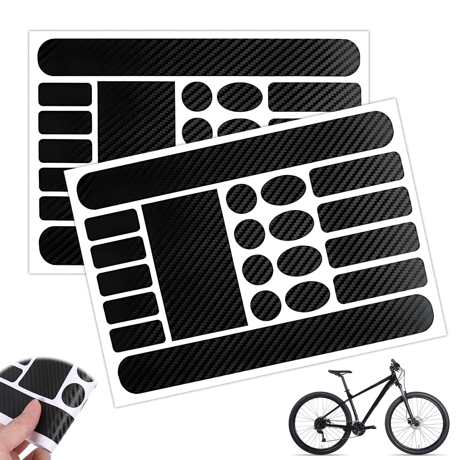 kanaroous 2piece Waterproof Sticker For Bike Frame Easy Installation ...