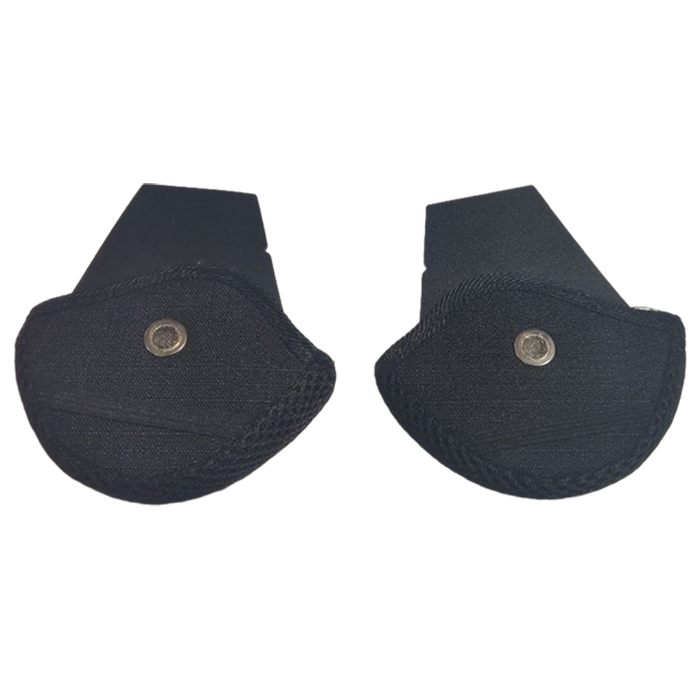 kanaroous 2x Motorcycle Helmet Earmuffs wind blocks Helmet Side Covers ...