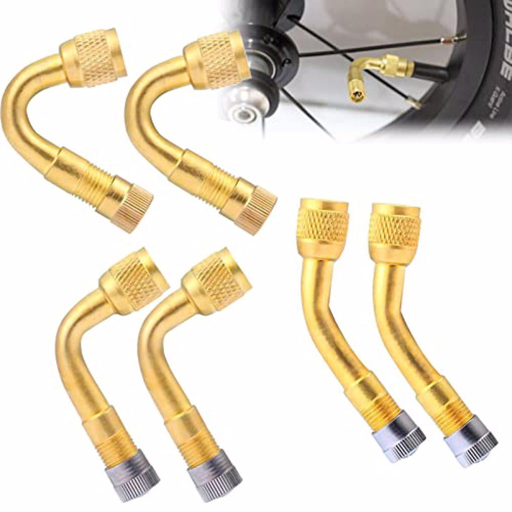 kanaroous 6 Pieces/Set Brass Motorbike Valve Extension Portable ...