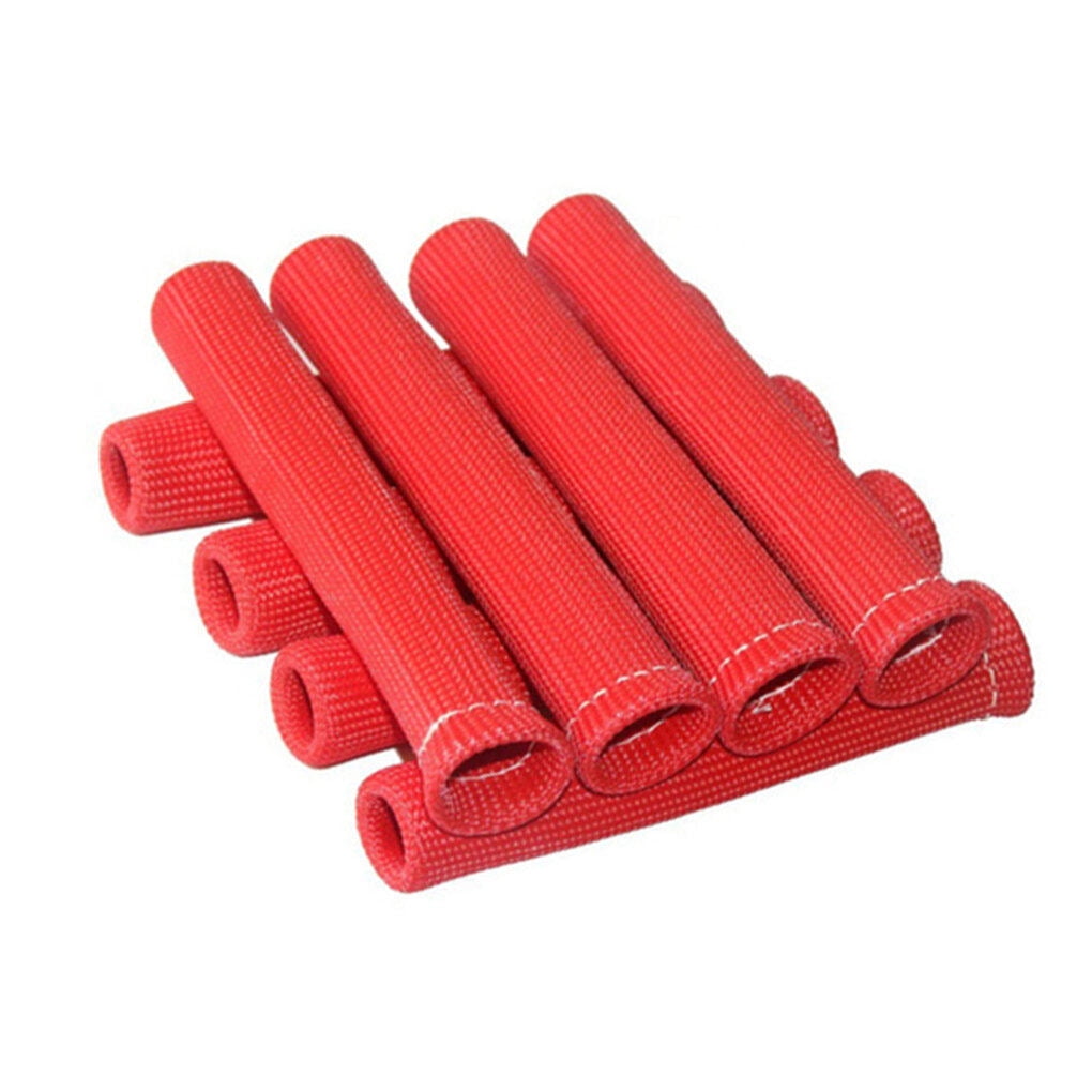 kanaroous 8 PCS SPARK PLUG WIRE BOOT HEAT SHIELD PROTECTOR SLEEVE ...