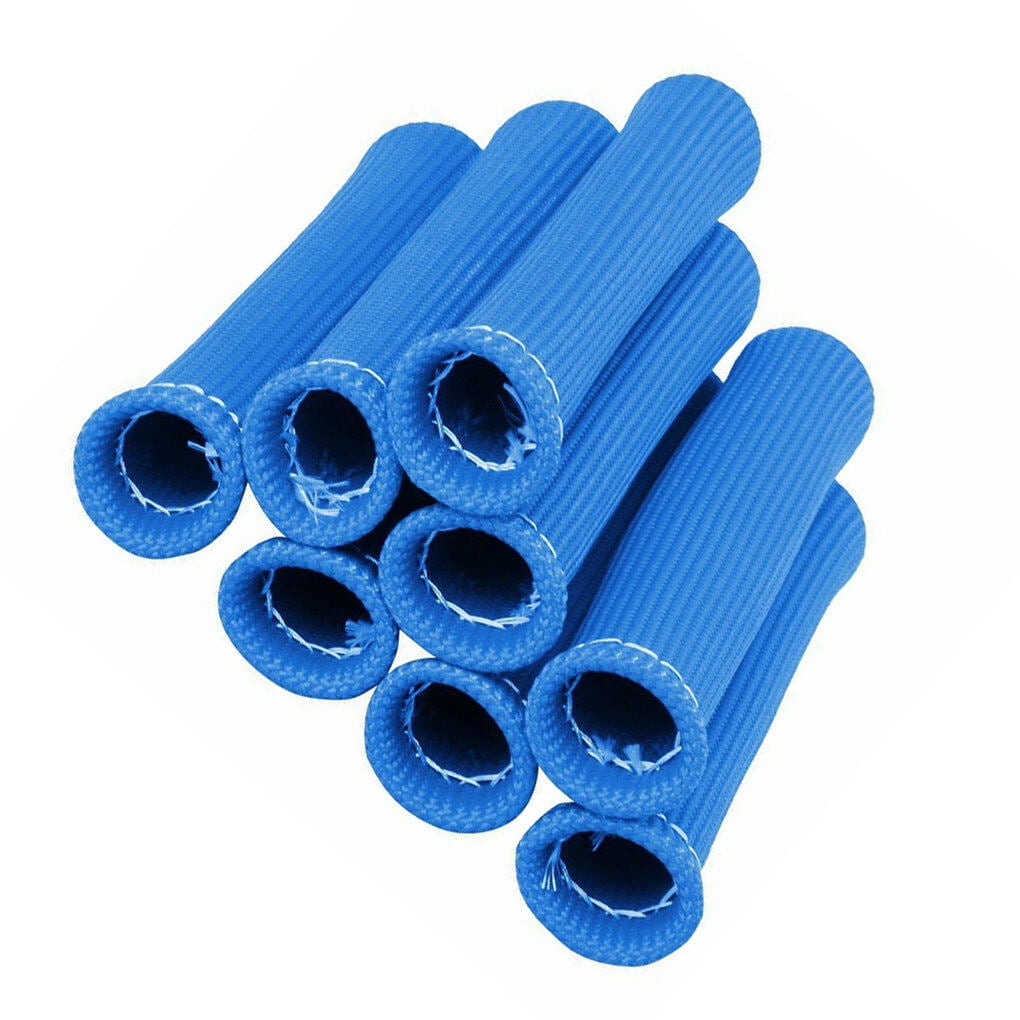 kanaroous 8 PCS SPARK PLUG WIRE BOOT HEAT SHIELD PROTECTOR SLEEVE ...