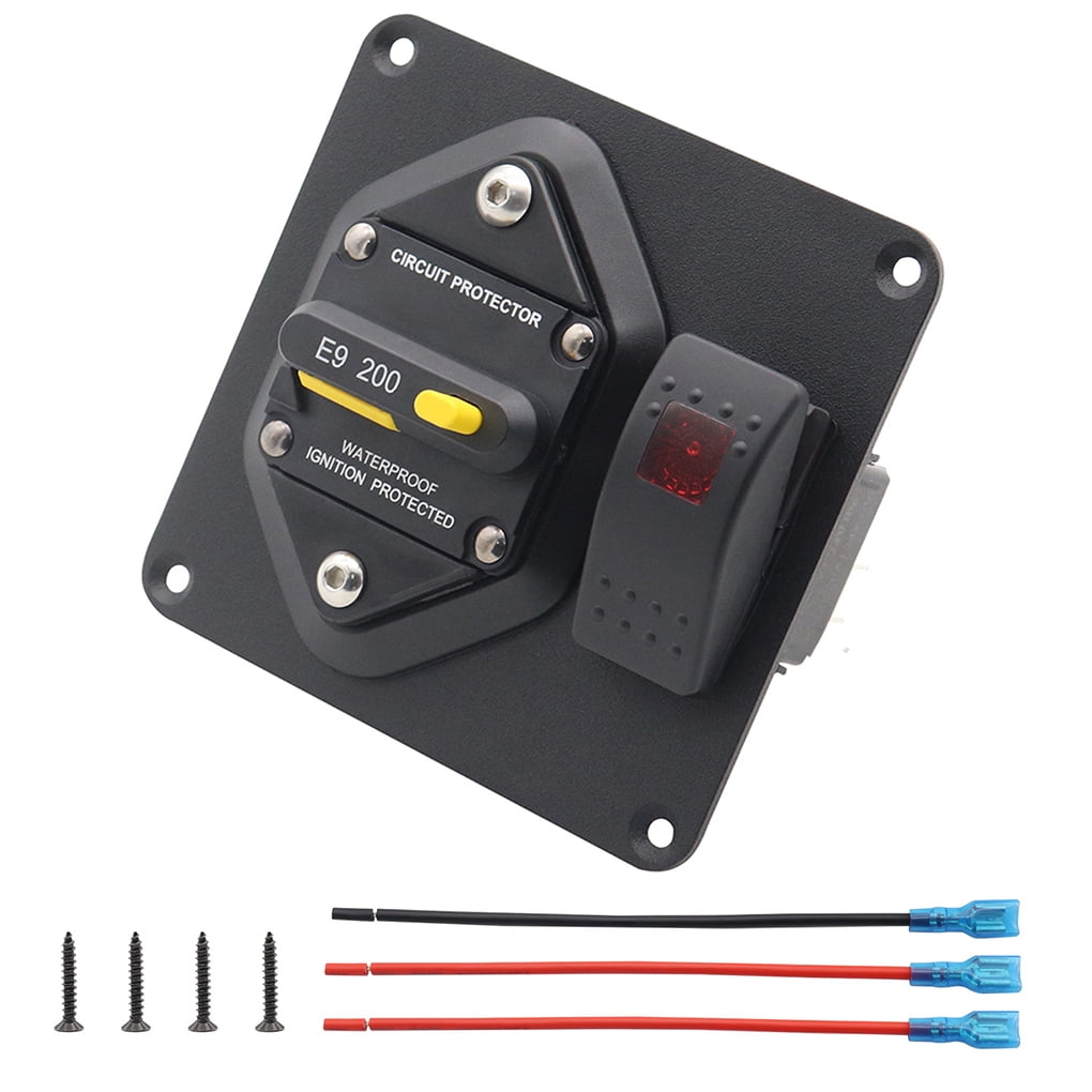 kanaroous Circuit Breaker With Boat Rocker Switch ON-OFF Panel Switch ...