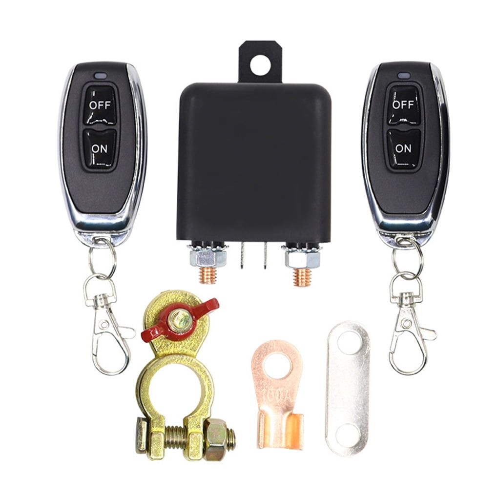 kanaroous DC 12V Car Battery Disconnect Remote Control Kit Wireless ...