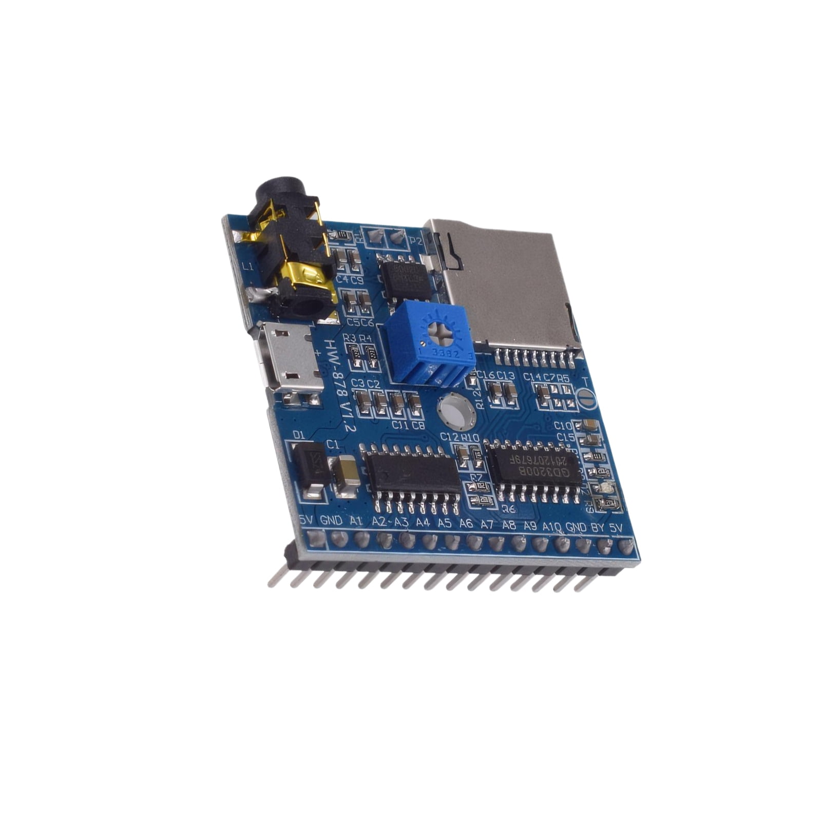 kanaroous MP3 Voice Playback Module With 9 Direct Trigger Ports Also ...